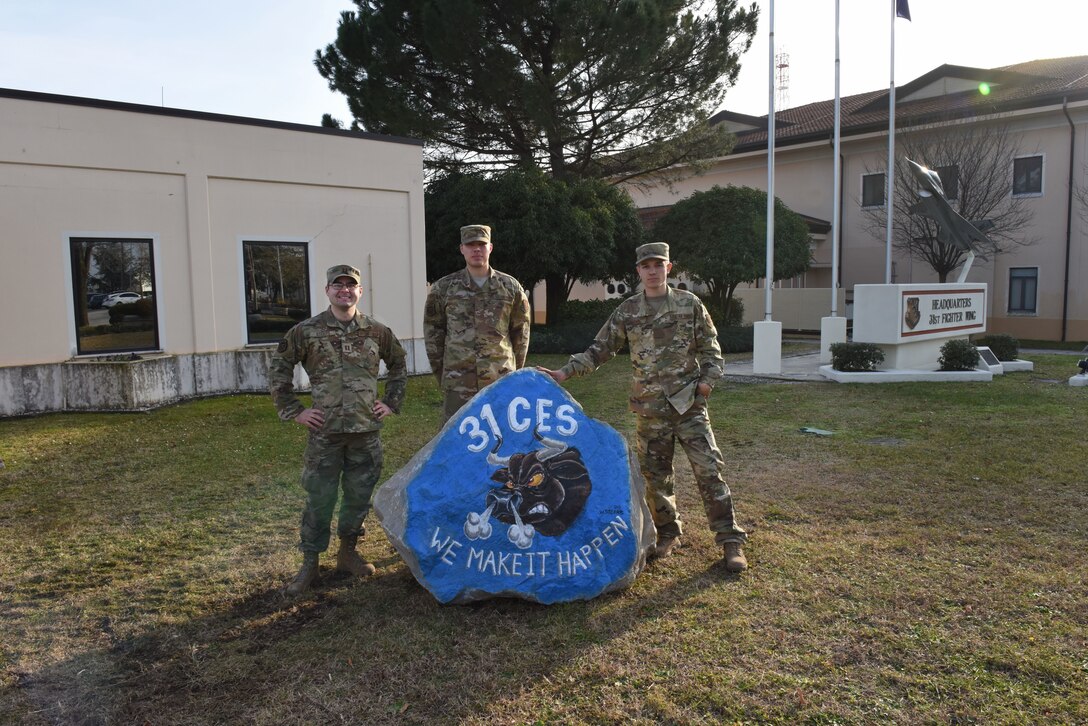 31 CES delivers spirit rock