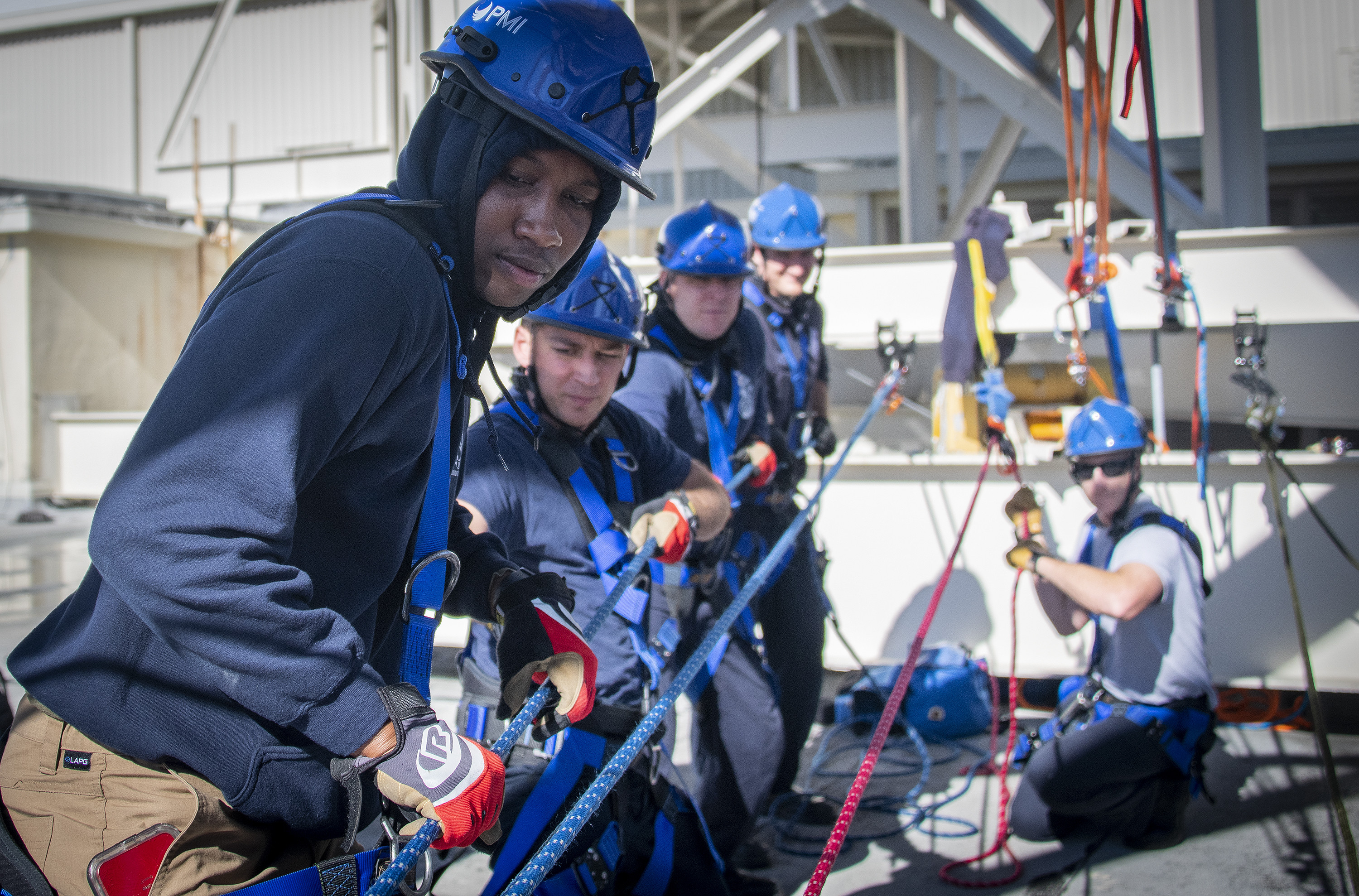 On the ropes: firefighters complete advanced rescue course