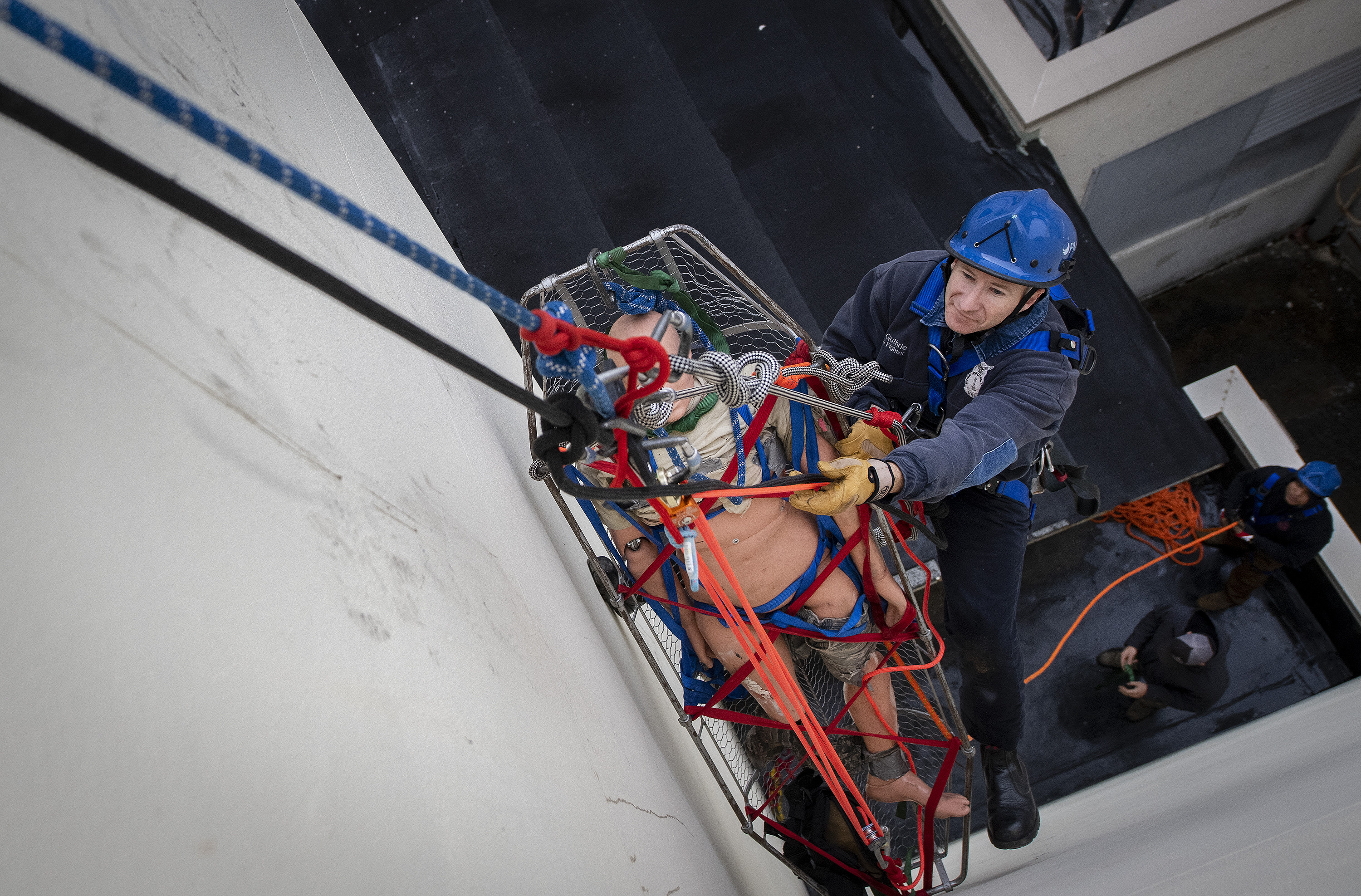 On the ropes: firefighters complete advanced rescue course > Air Force ...