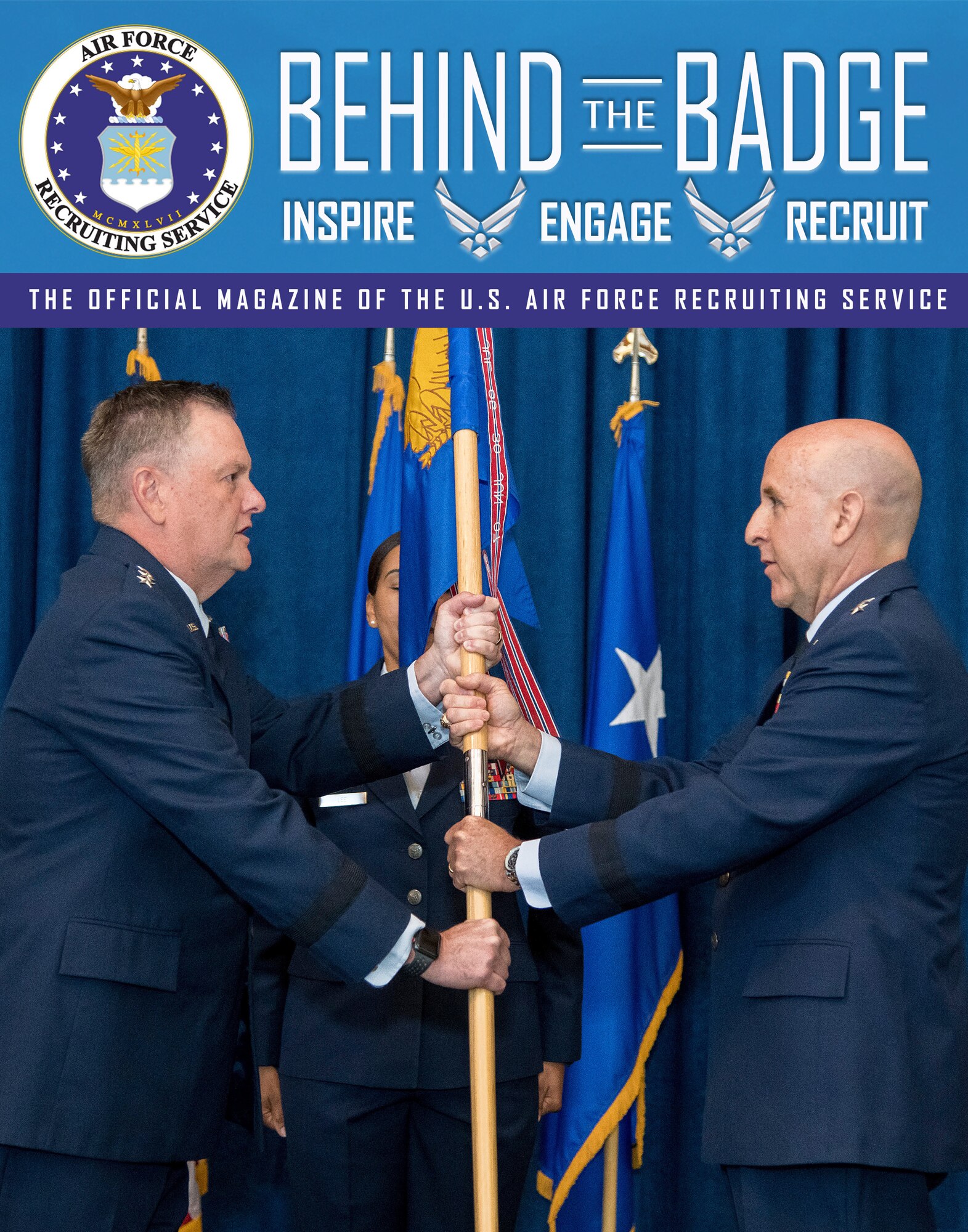 July Behind the Badge available > Air Force Recruiting Service > News