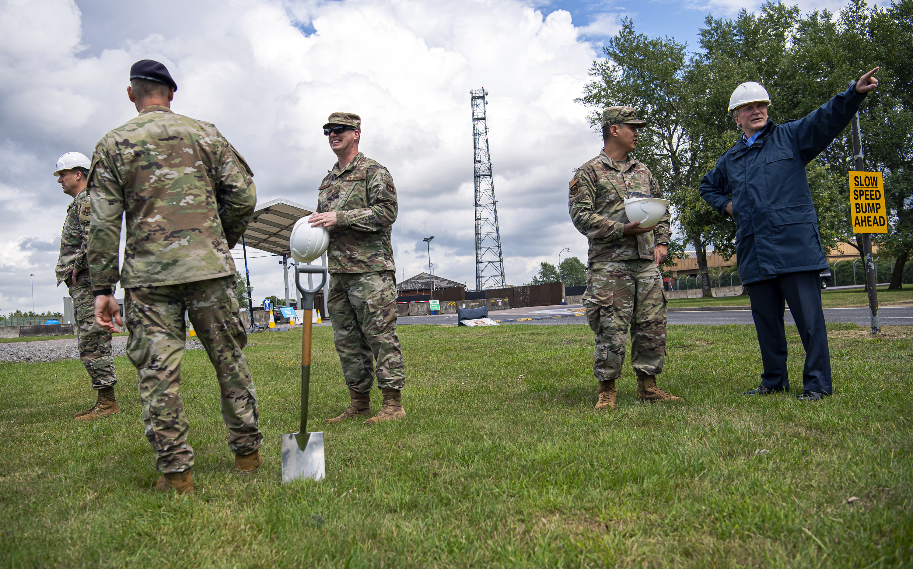 RAF Alconbury breaks ground on gate construction > U.S. Air Forces in ...