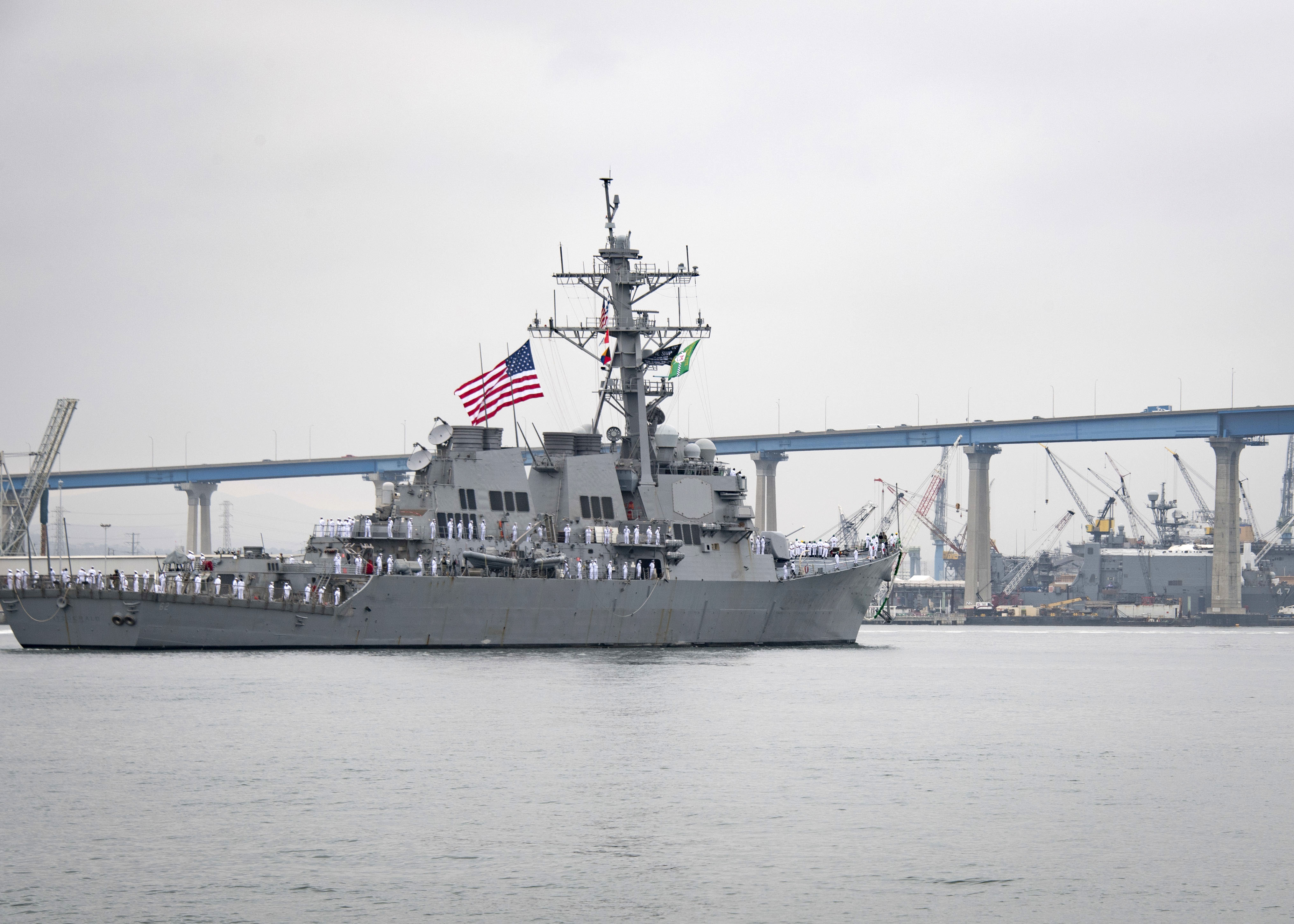 USS Fitzgerald Arrives at San Diego Homeport > United States Navy ...