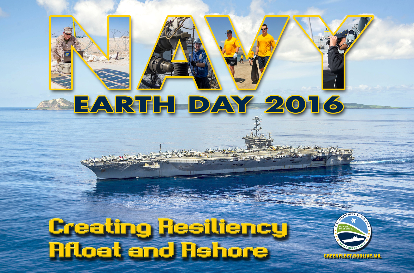 Navy Promotes Resiliency Afloat and Ashore for Earth Day > United ...