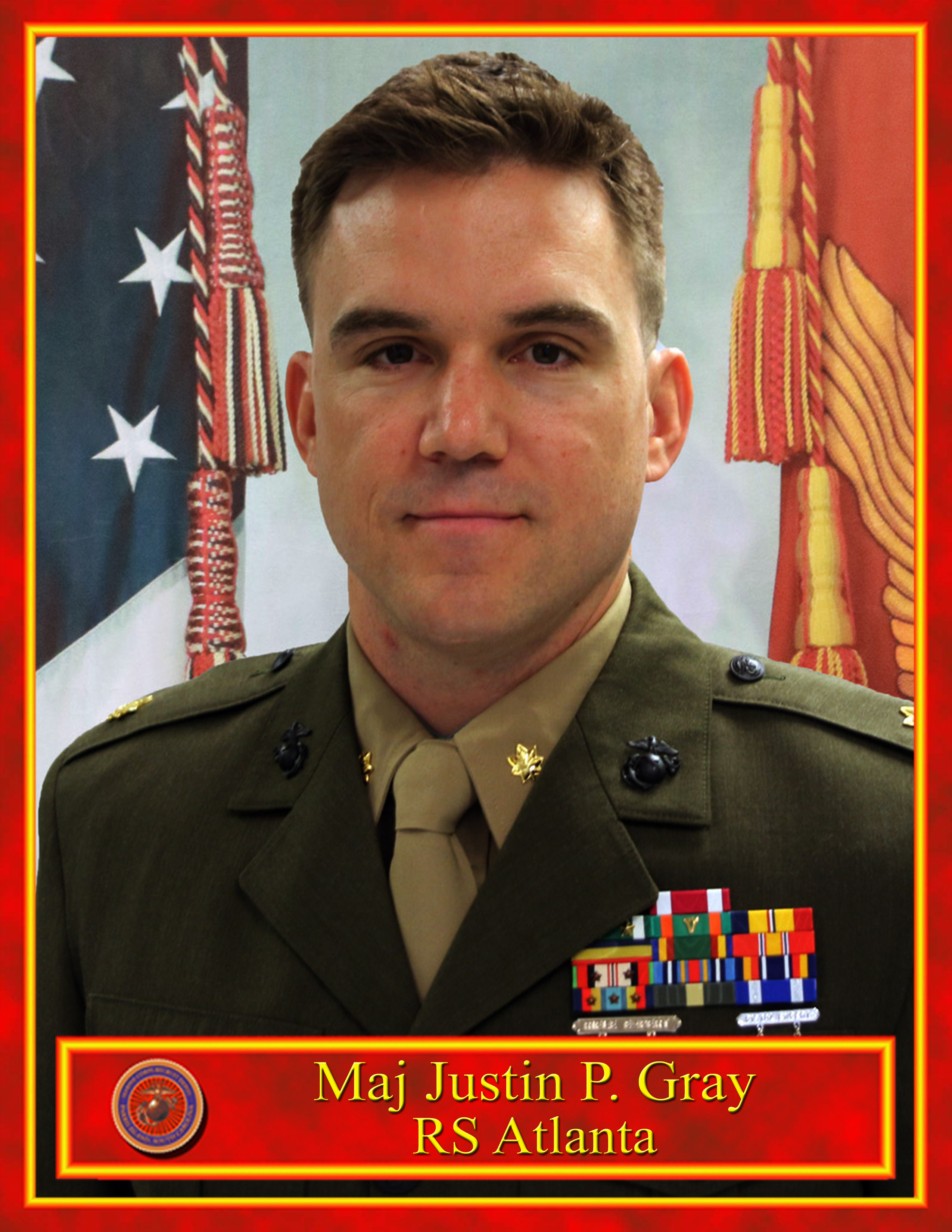 Maj. Justin P. Gray > 6th Marine Corps District > Leaders
