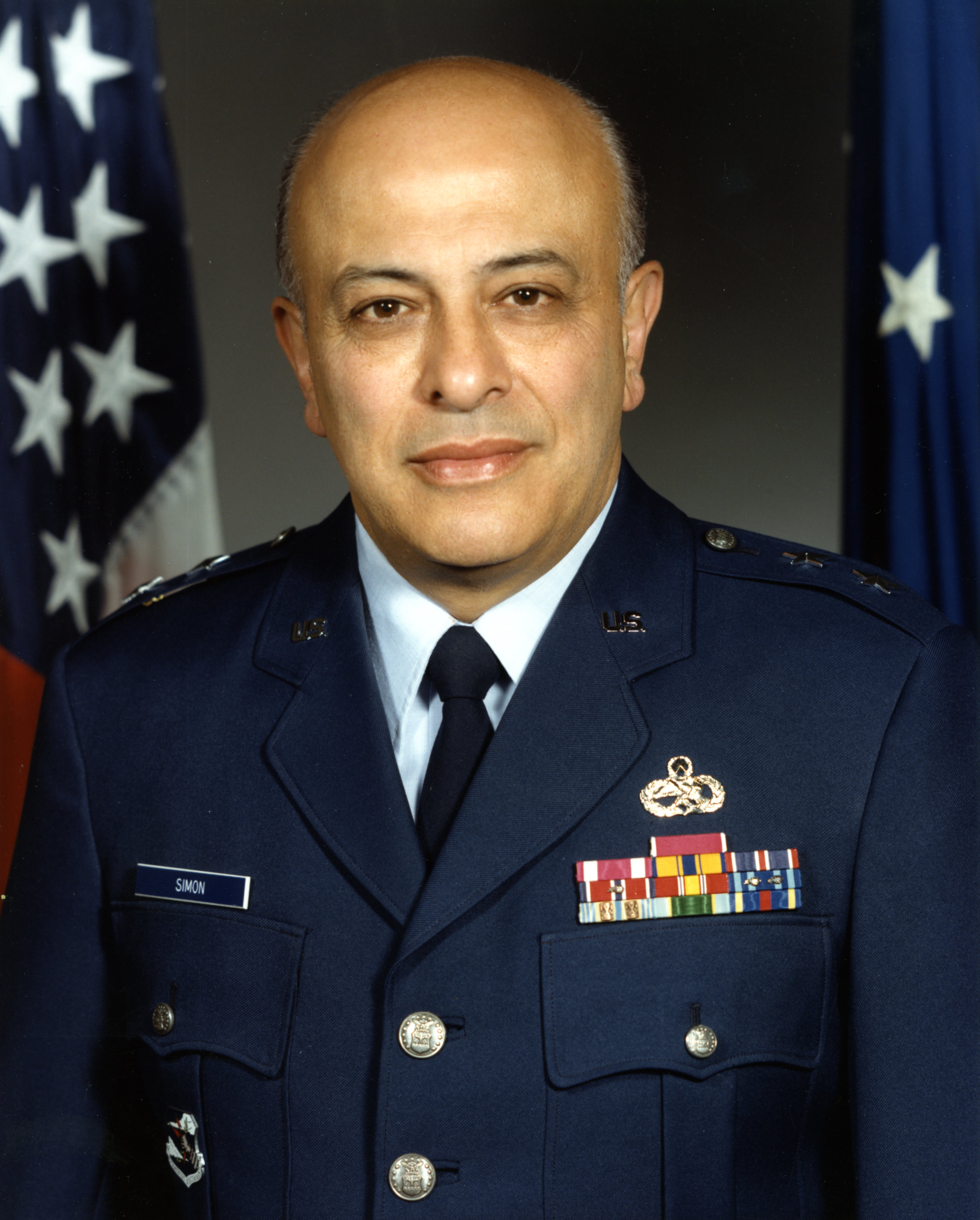 MAJOR GENERAL JAMES ELIAS SIMON > Air Force > Biography Display