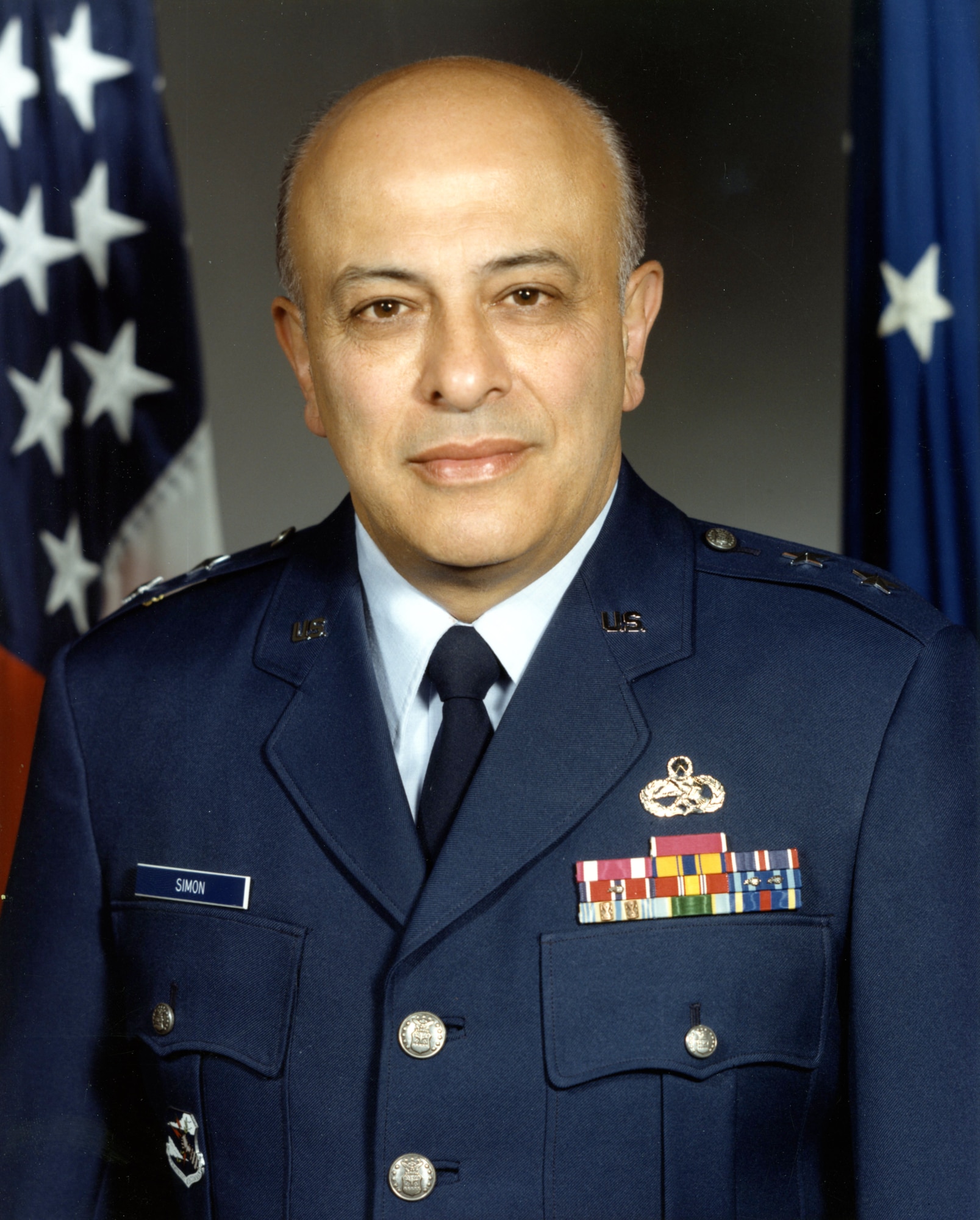 MAJOR GENERAL JAMES ELIAS SIMON > Air Force > Biography Display