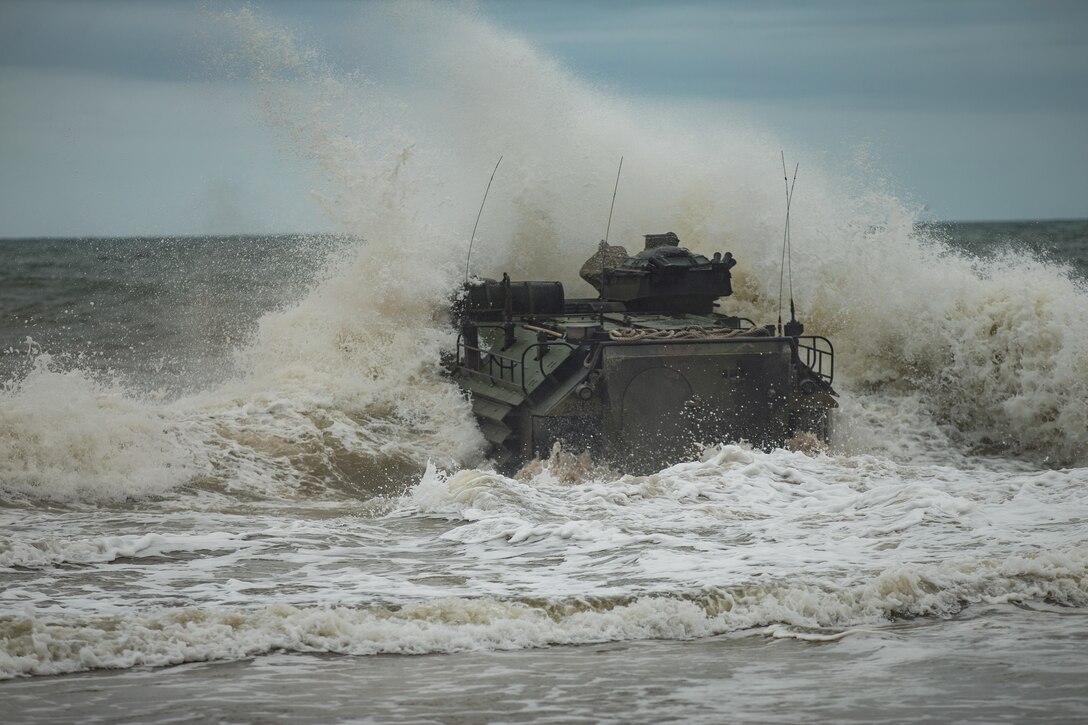 Hitting the Waves: 2nd AAB conducts amphibious training event