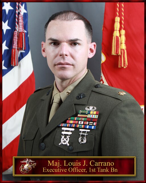 Maj. Louis J. Carrano > 1st Marine Division > Biography