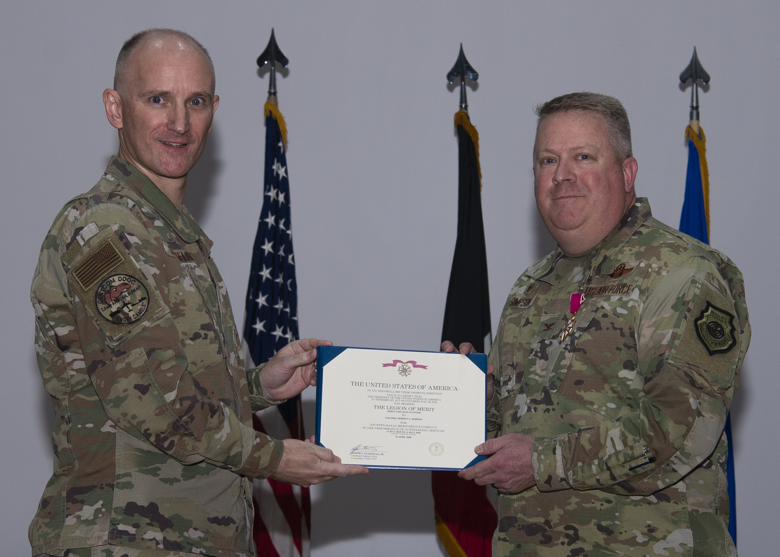 386th AEW welcomes new commander, Col. Henry Triplett