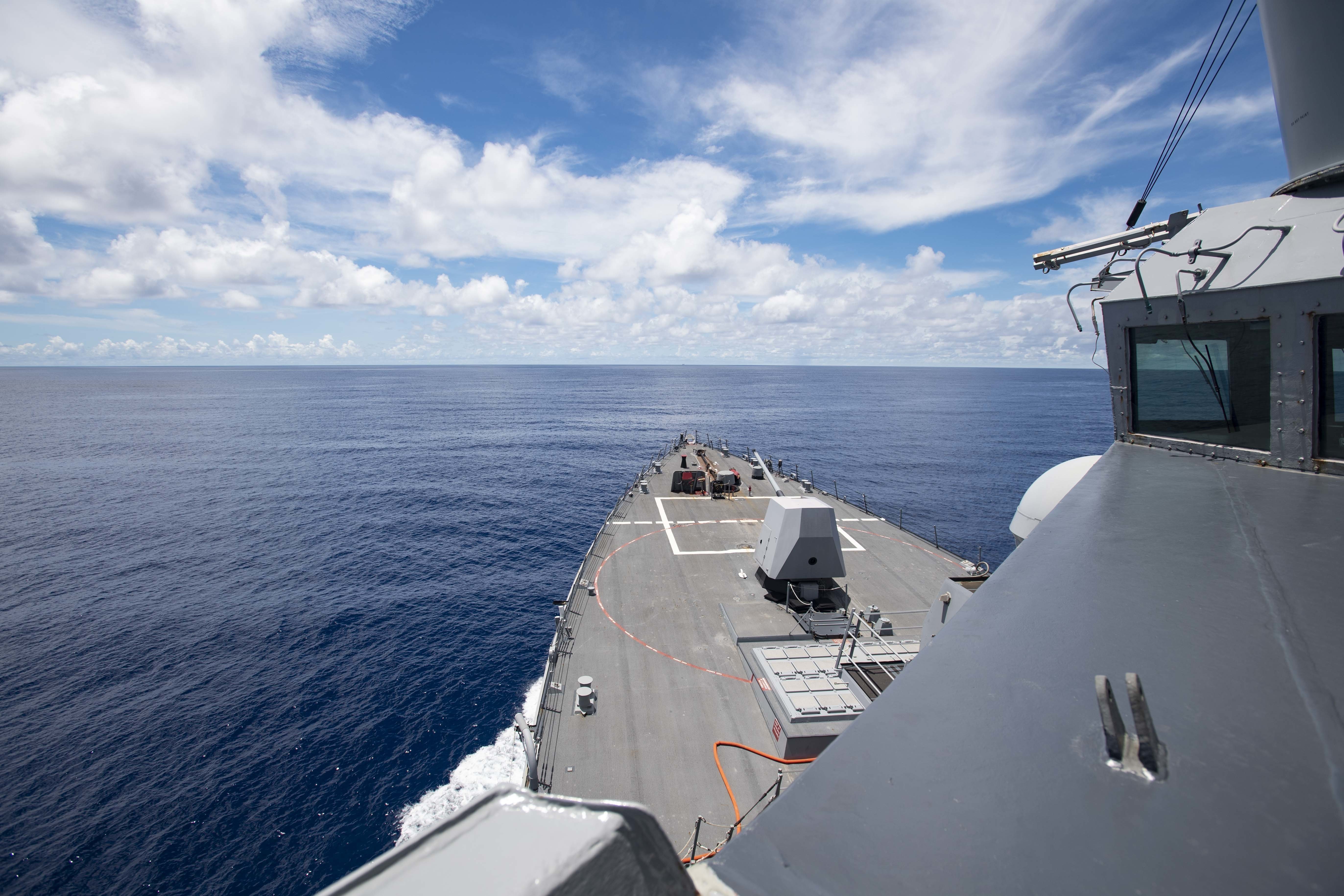 USS Ralph Johnson Conducts Freedom of Navigation Operation in South ...