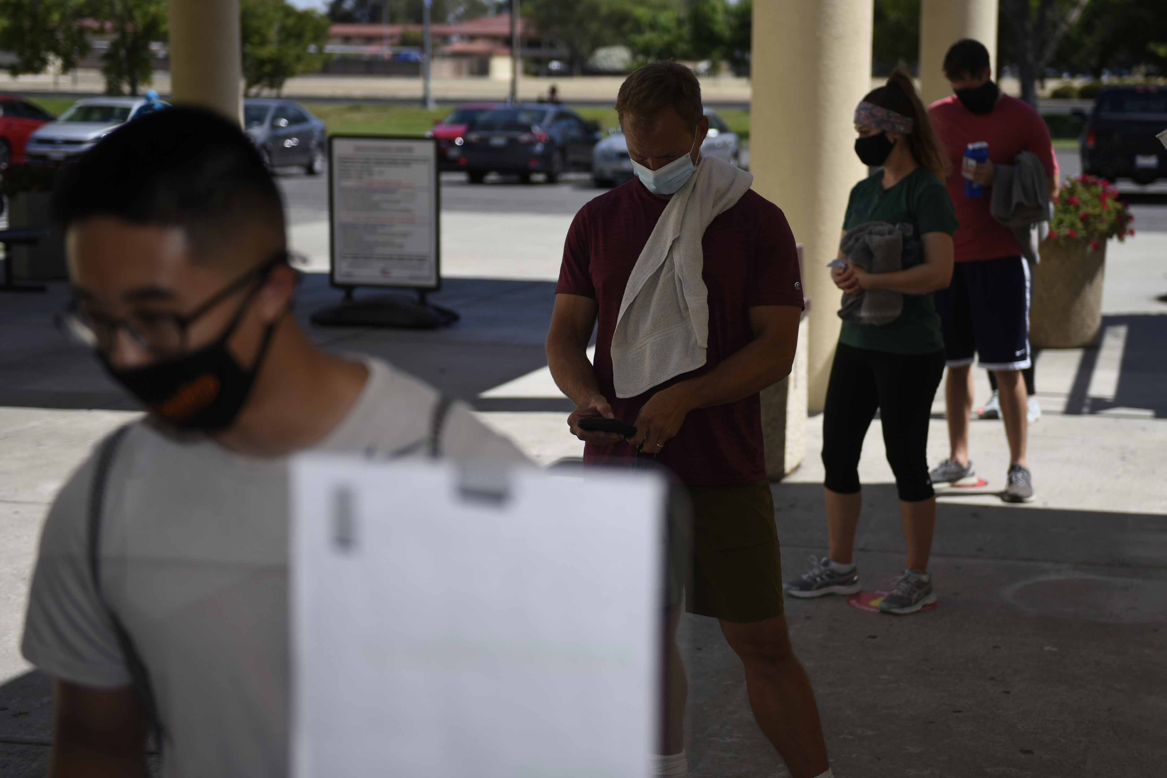 Travis fitness center reopens with new scheduling system > Travis Air ...