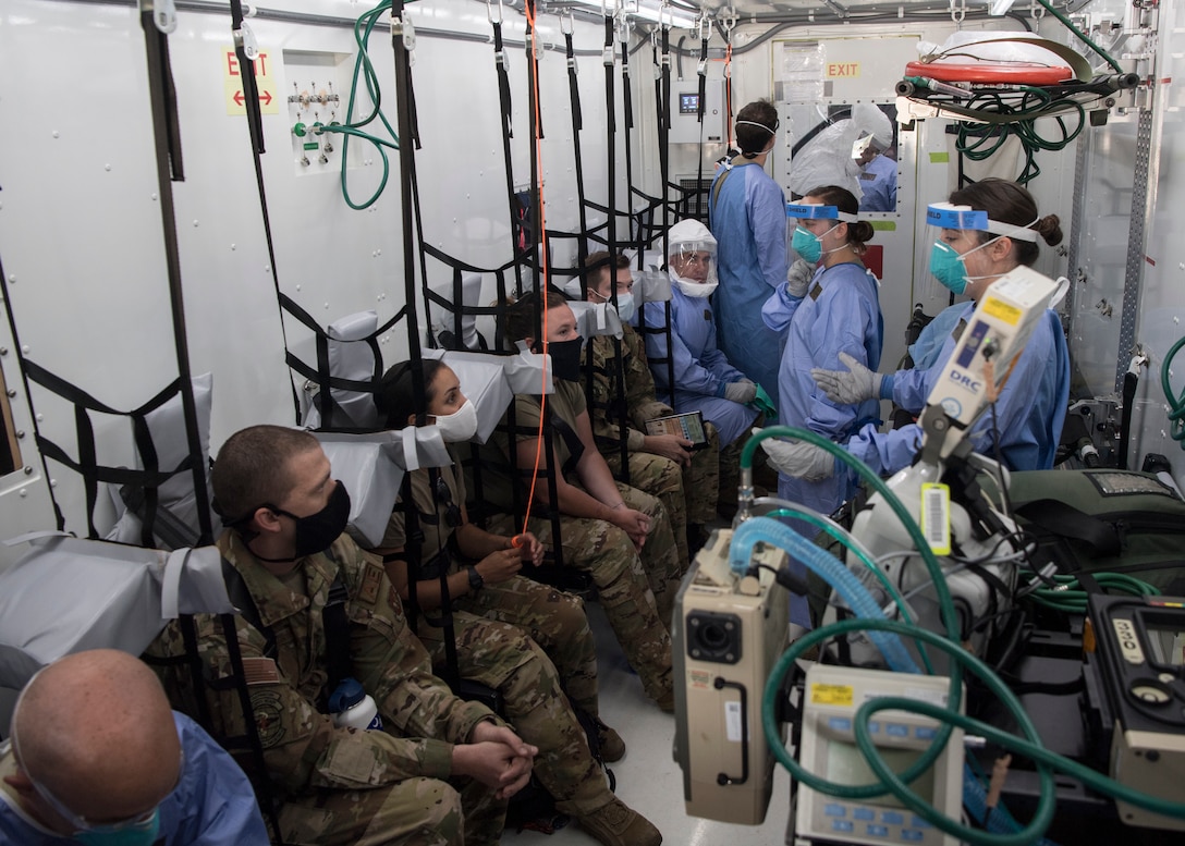 Ramstein medics conduct Negatively Pressurized Conex training