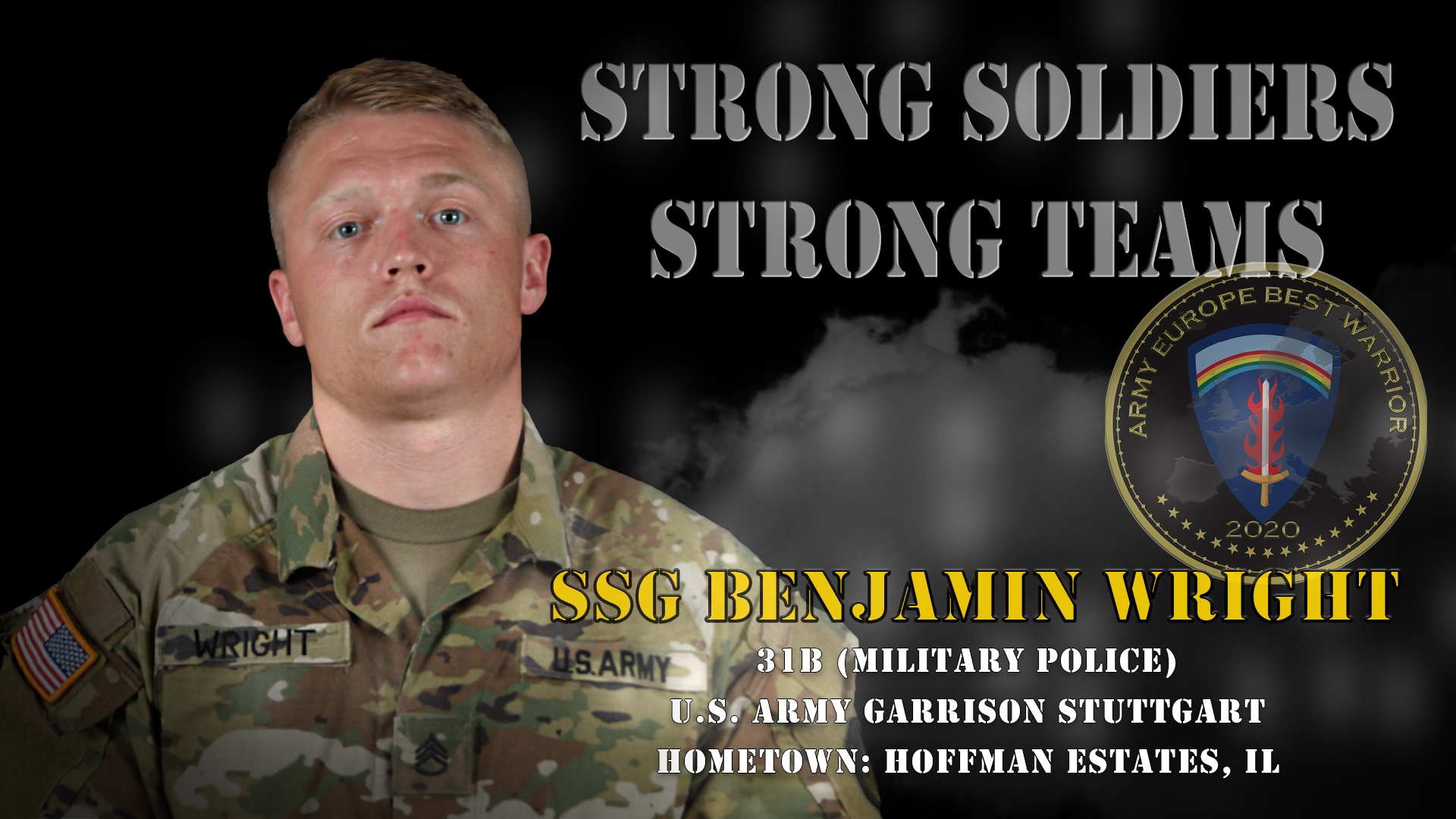 U.S. Army Europe Best Warrior 2020 Competitor: Staff Sgt. Benjamin Wright