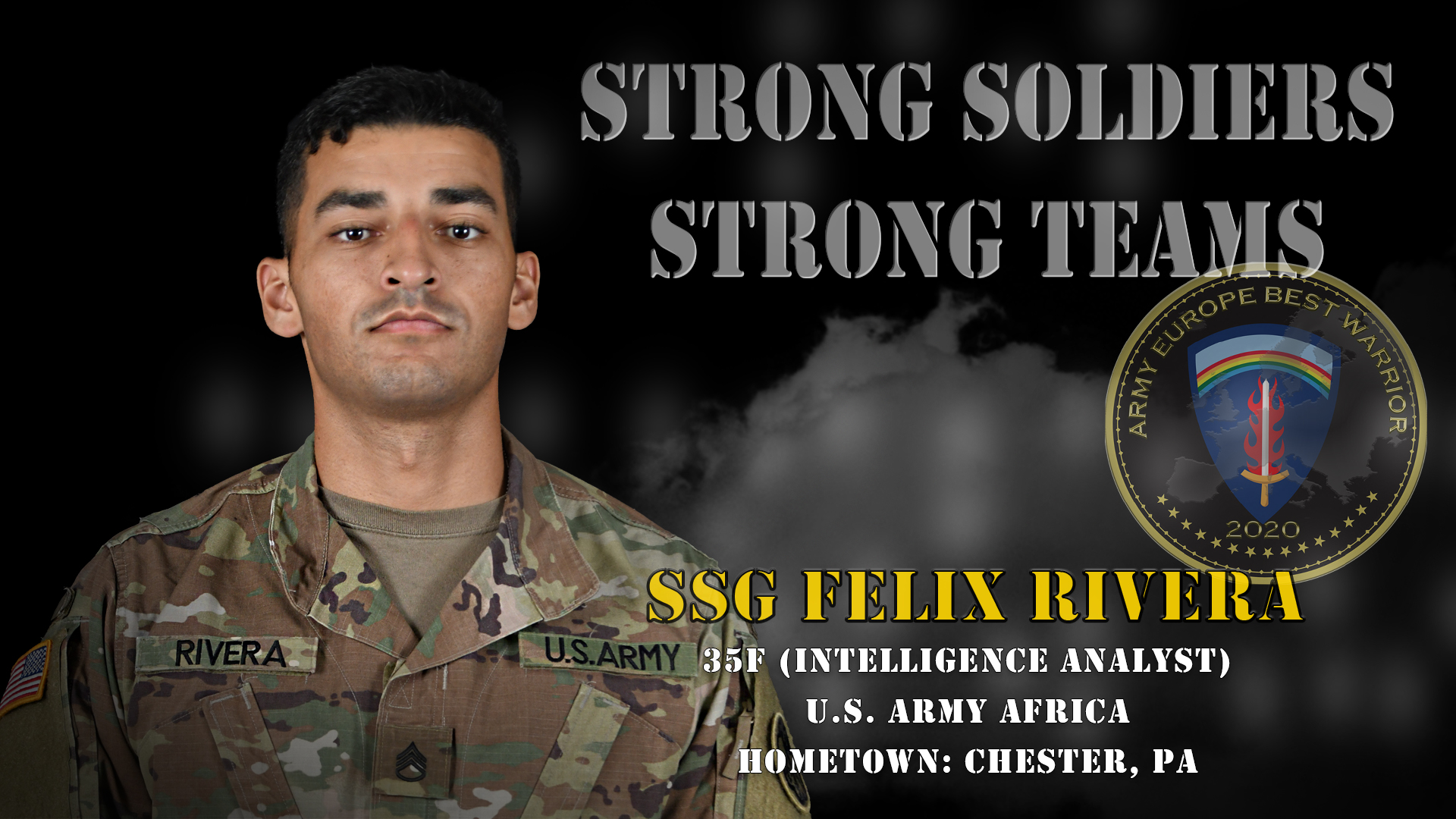 U.S. Army Europe Best Warrior 2020 Competitor: Staff Sgt. Felix Rivera