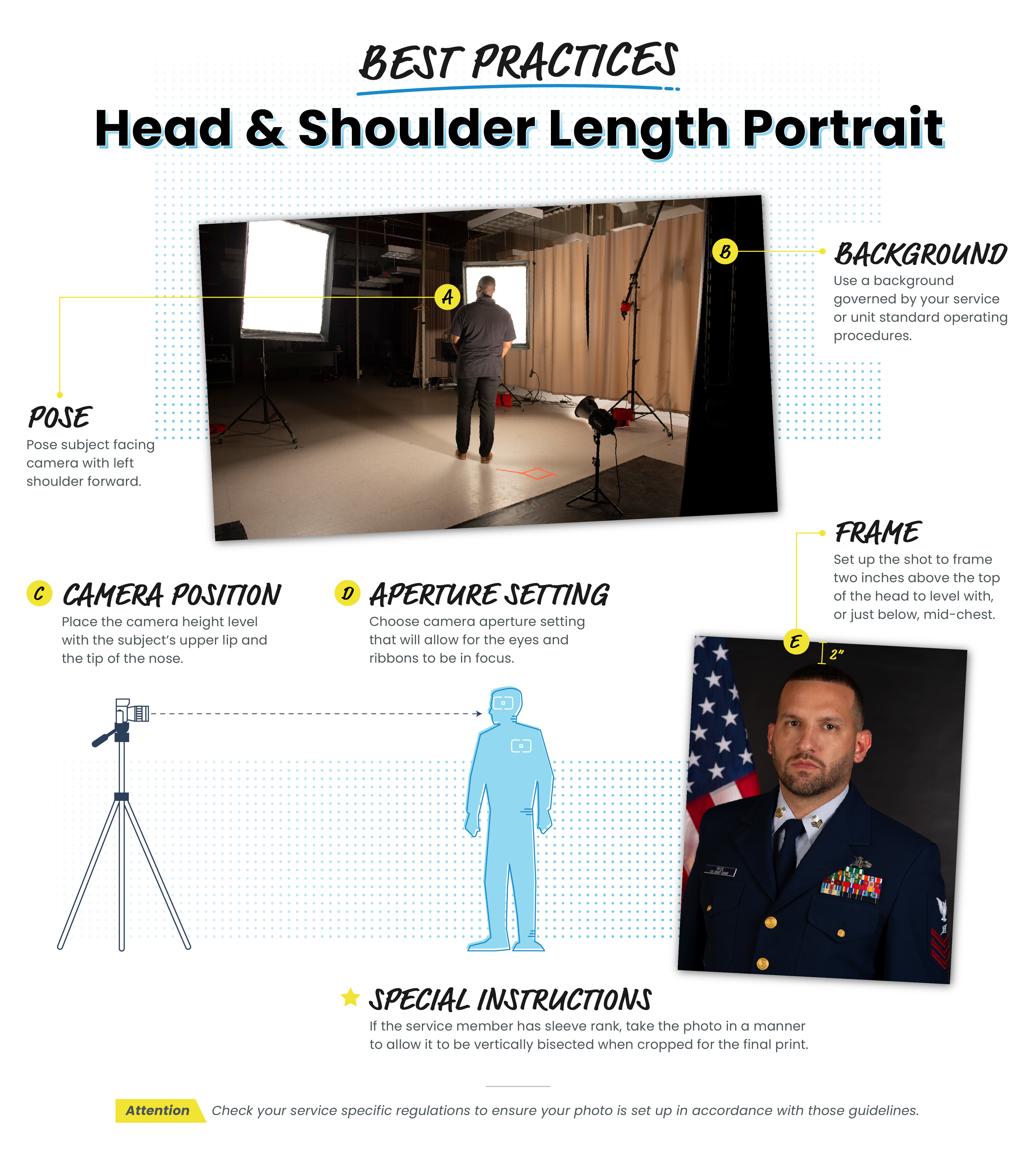 Military Head & Shoulders Photography Best Practices > DINFOS Pavilion ...