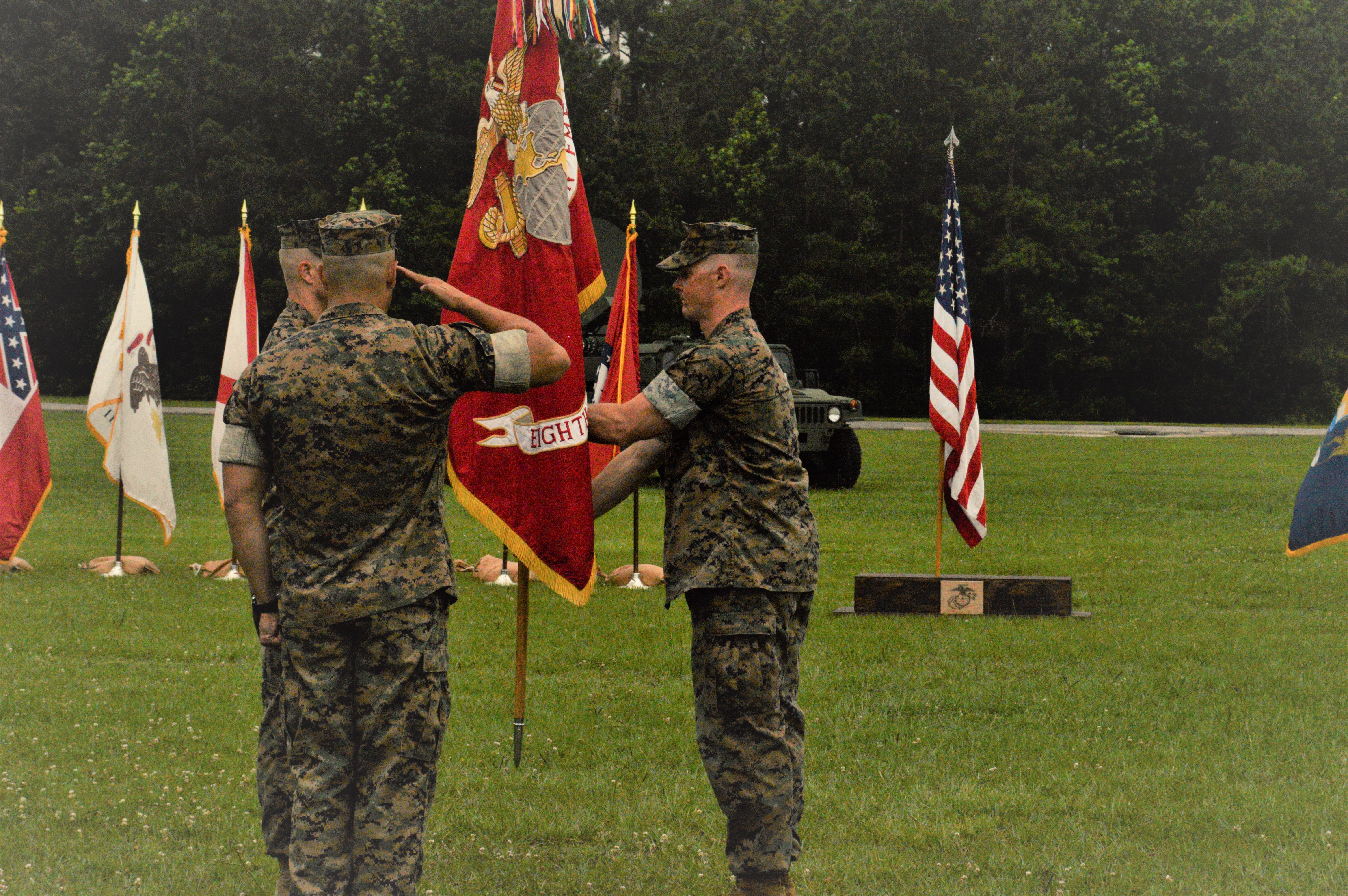 8th Communication Battalion Change of Command Ceremony