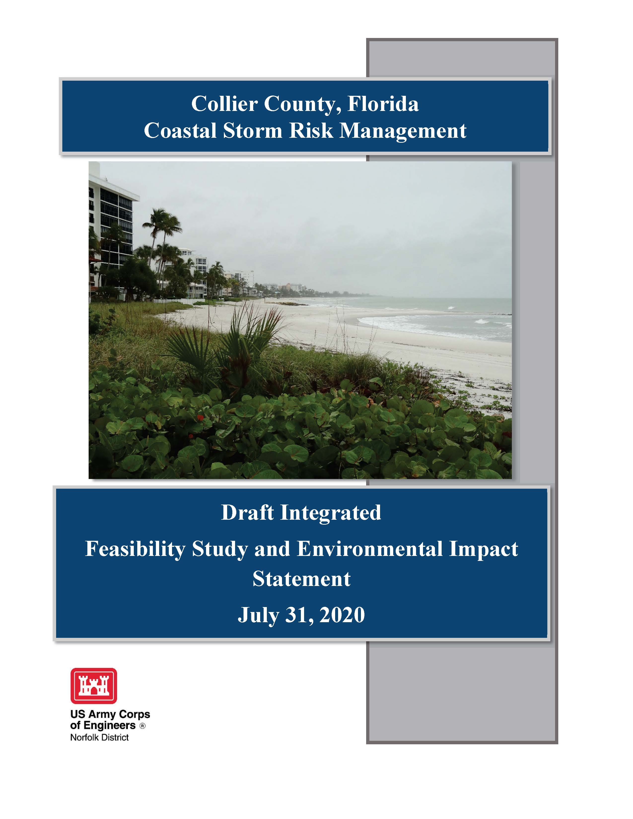 Collier County Coastal Storm Risk Management Feasibility Report