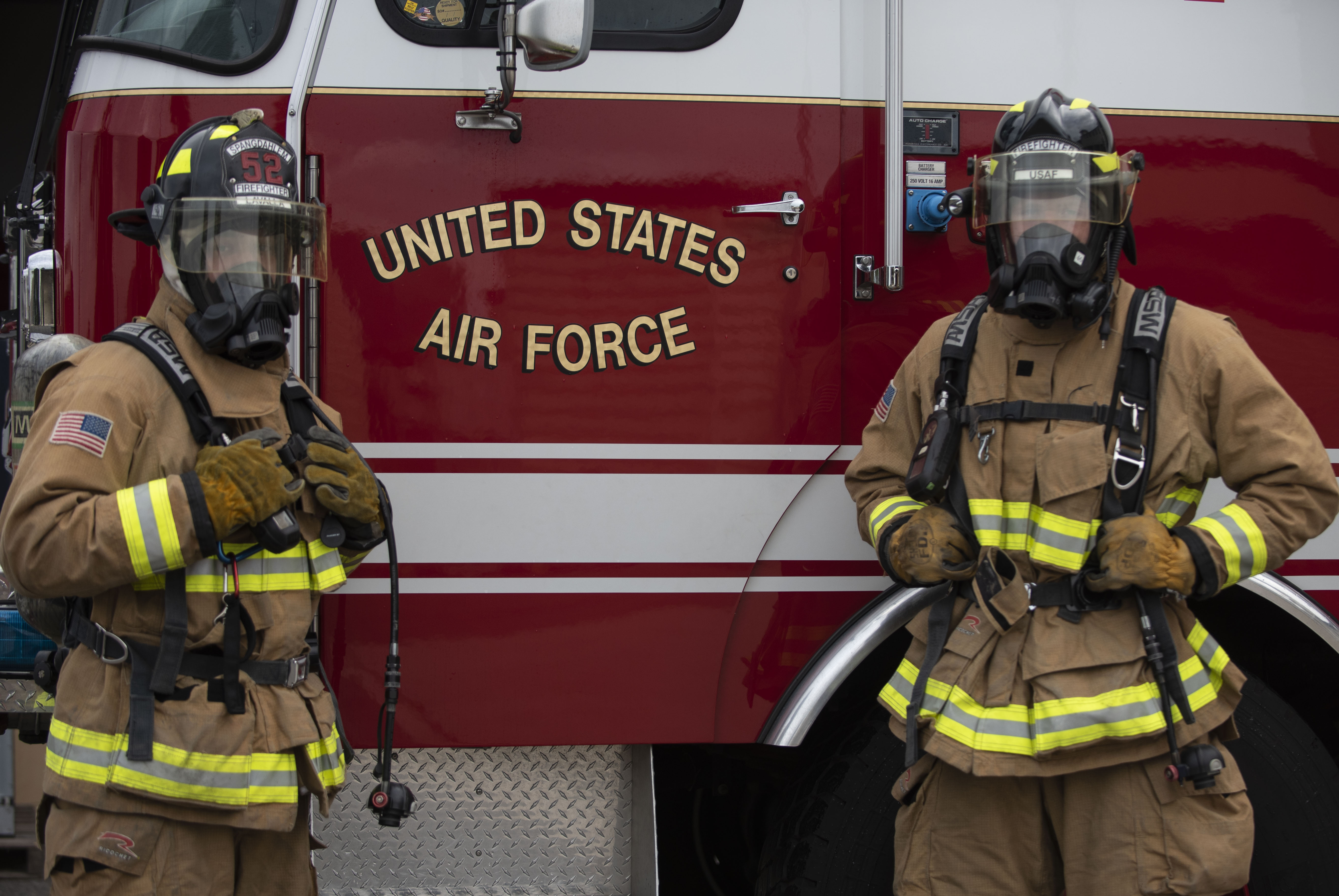 Off-duty Fire Department Airmen help rescue victim after accident ...