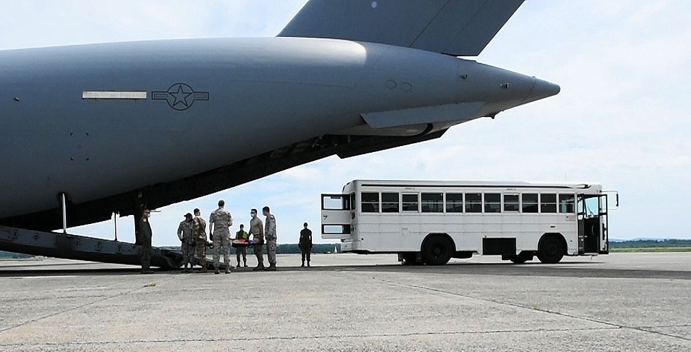Westover aeromedical, aerial port Airmen practice like they play ...