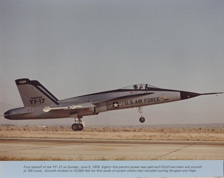 June 9, 1974: YF-17 Cobra First Flight > Air Force Test Center ...