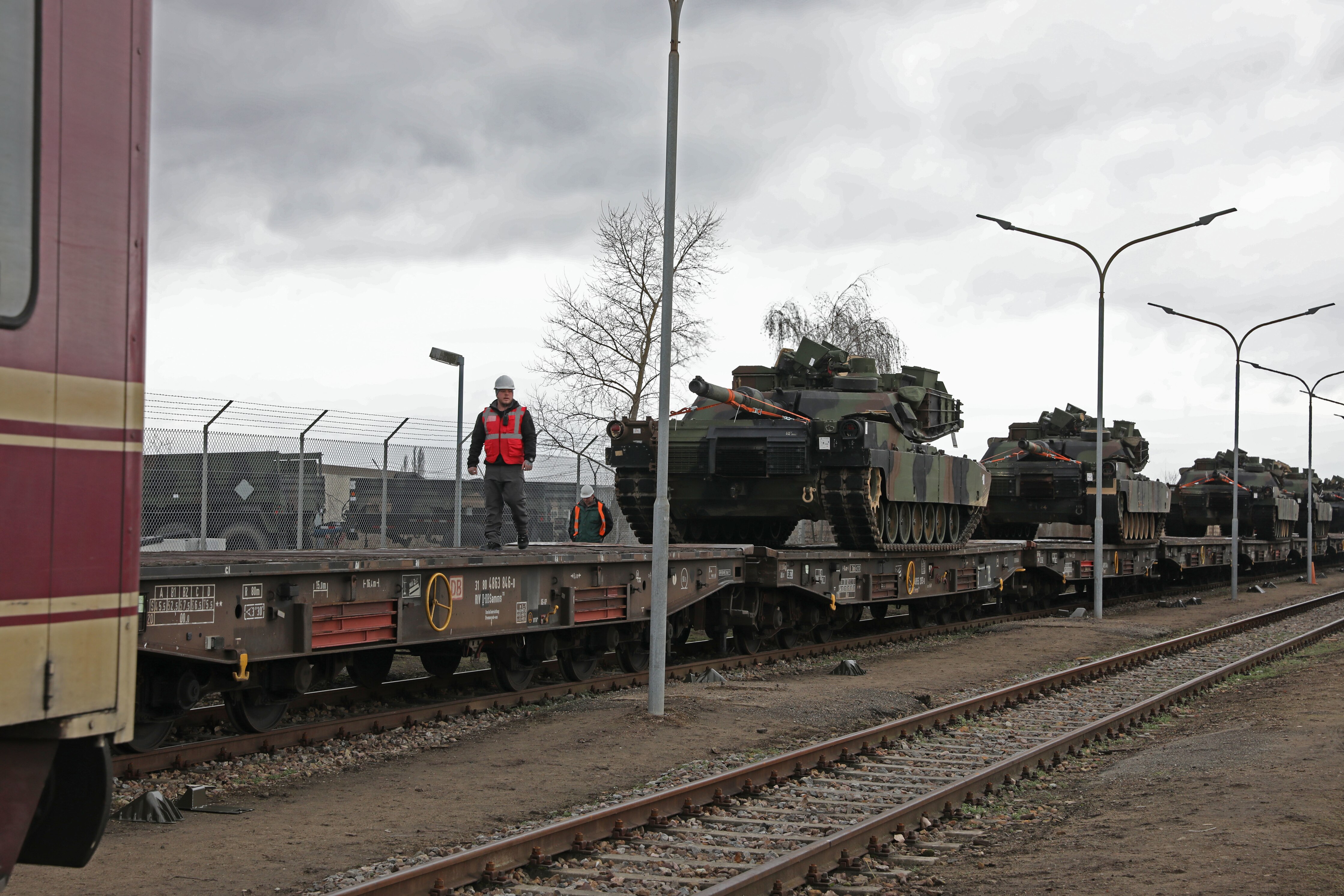 Army Prepositioned Stock (APS) movement at Coleman Barracks