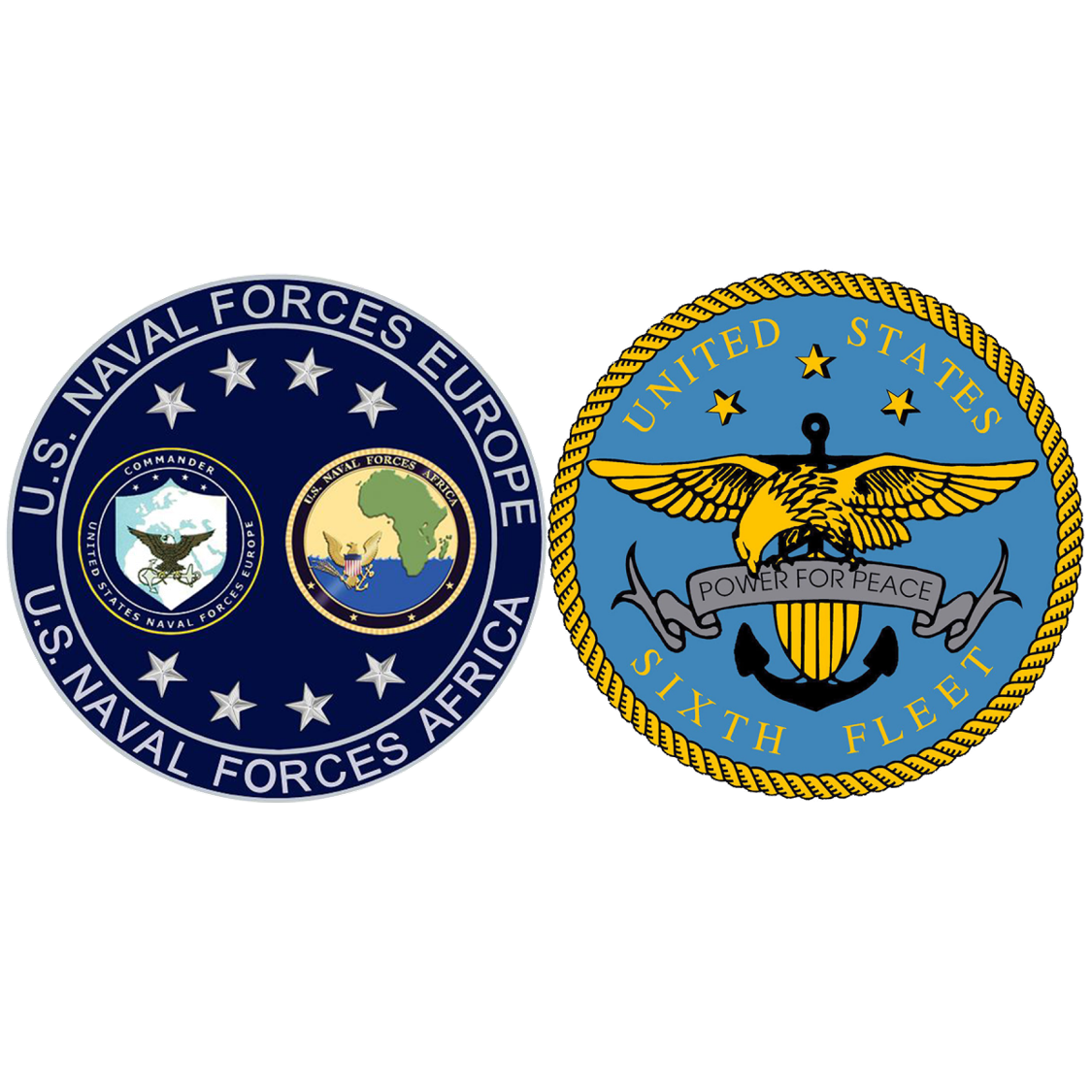 U.S. Naval Forces Europe and Africa/U.S. Sixth Fleet Logo