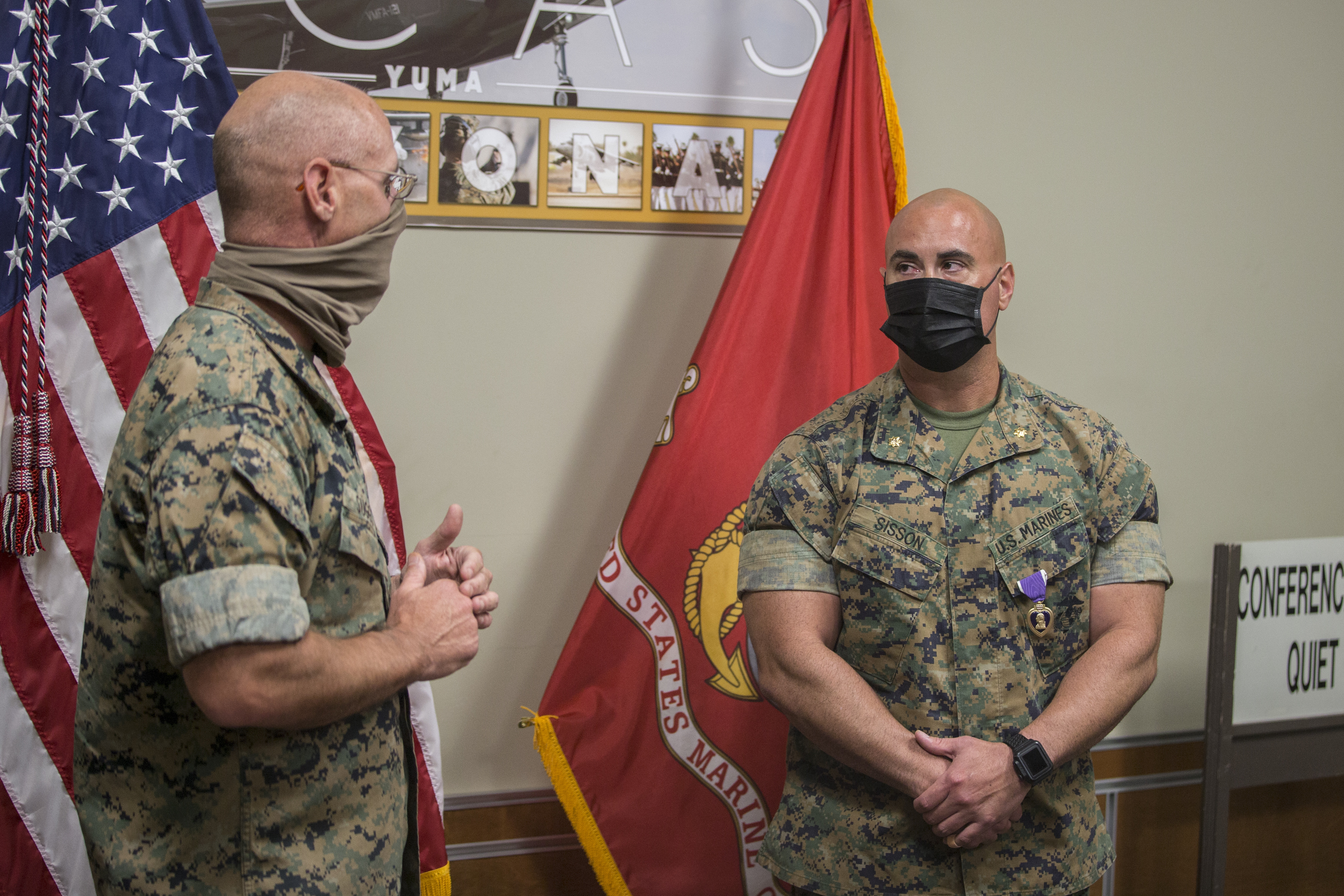 MCAS Yuma Marine receives Purple Heart > Marine Corps Air Station Yuma ...