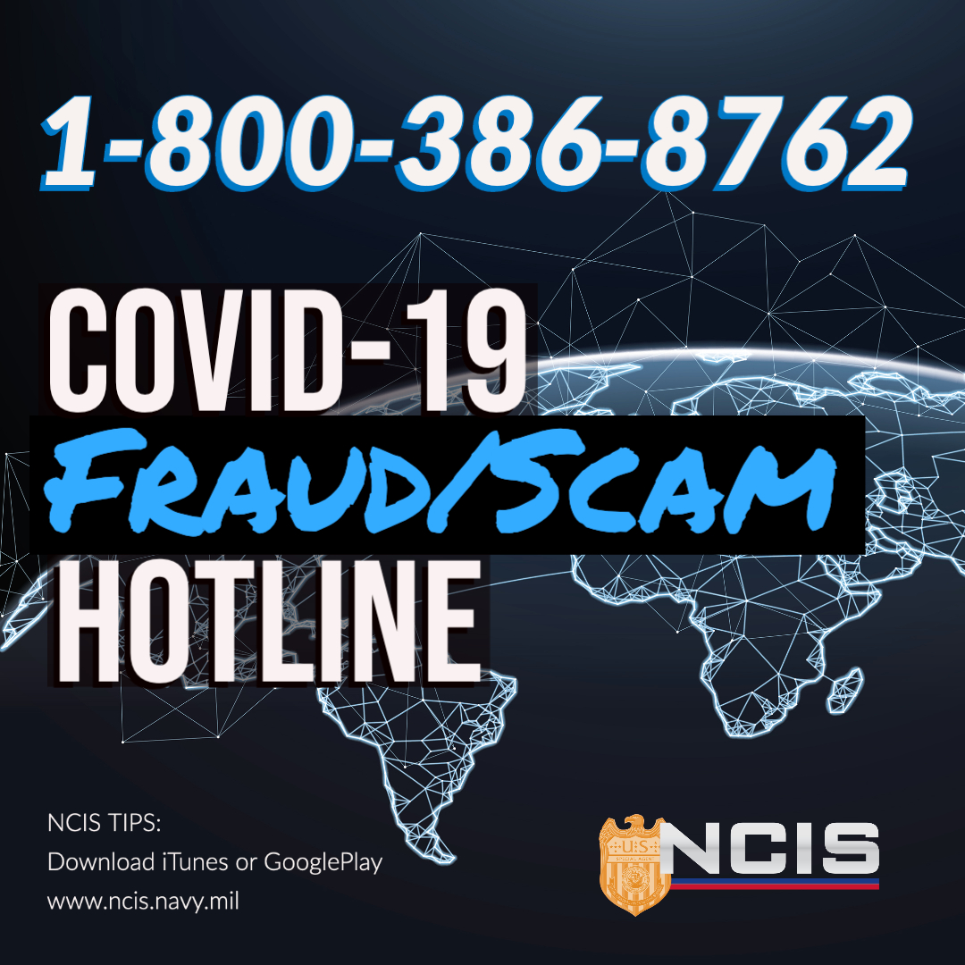 COVID-19 Fraud/Scam Hotline