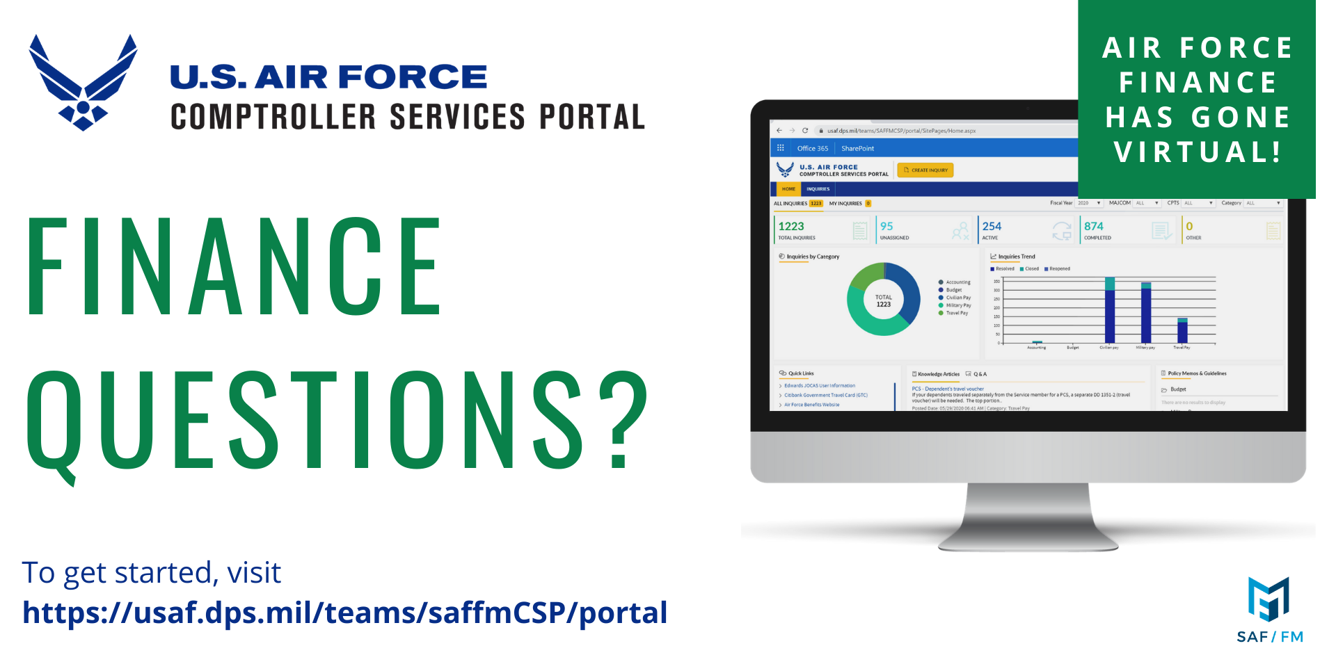 Air Force Finance has gone virtual