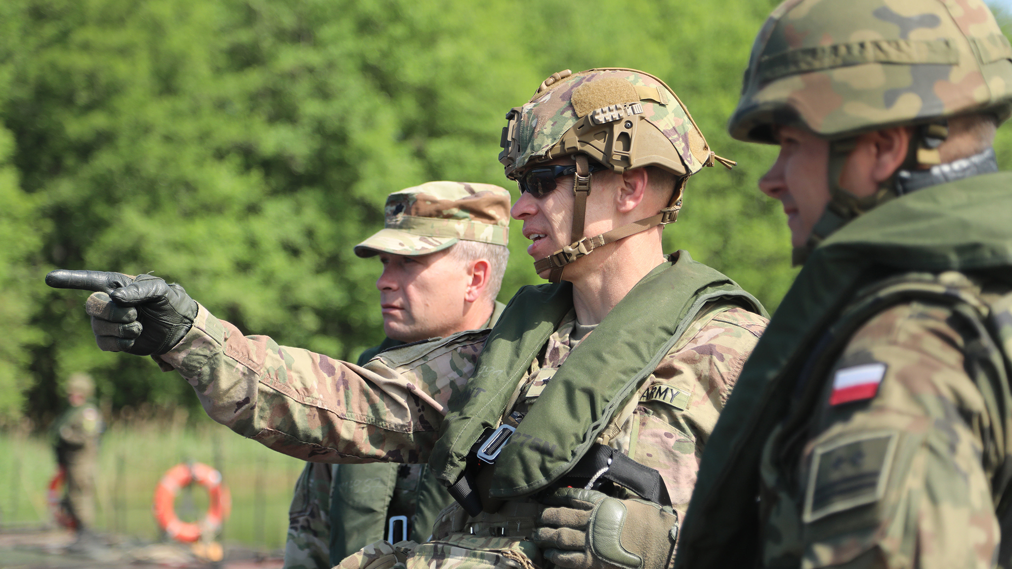 Polish, U.S. Allies conduct joint river crossing mission