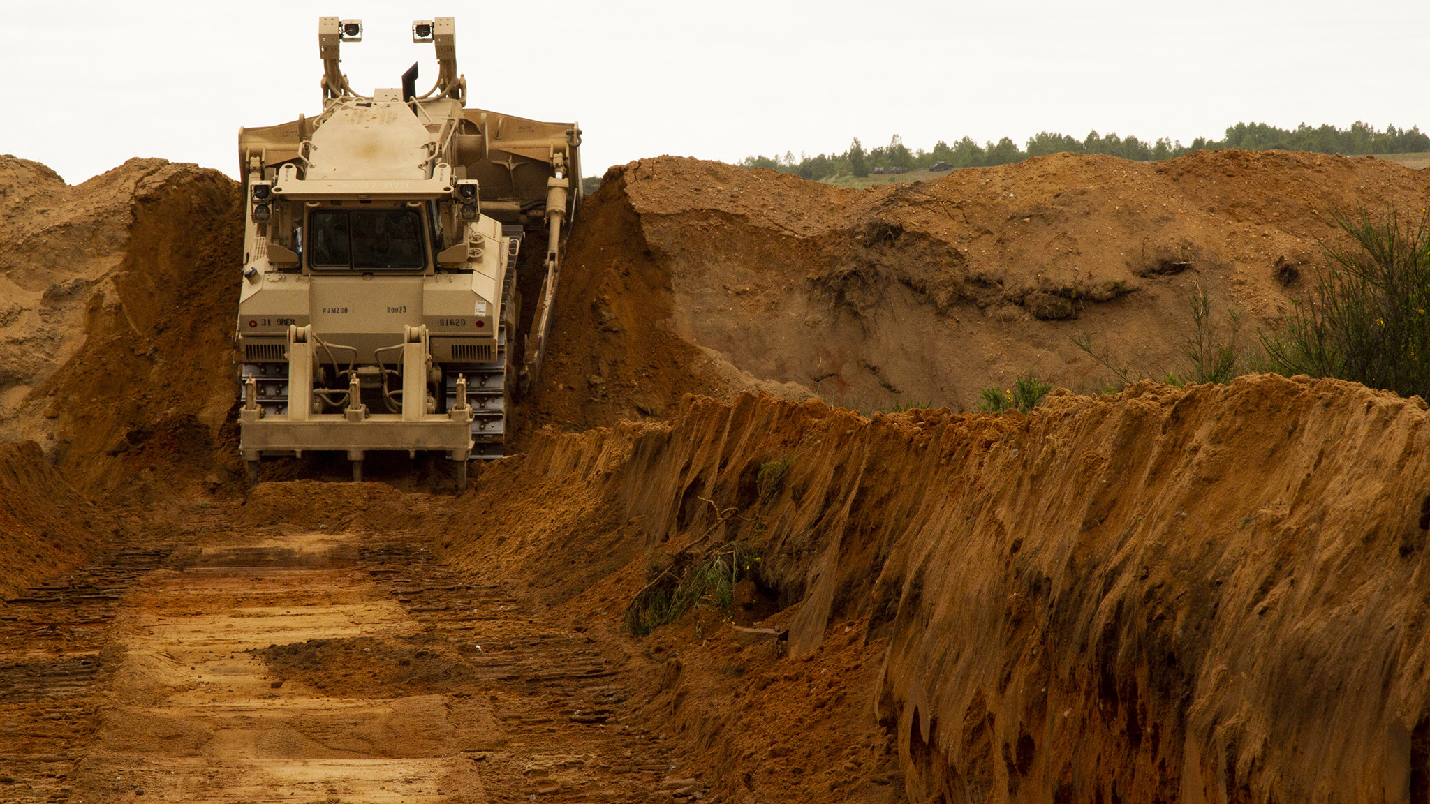 3rd Infantry Division practices Tank breaching for Allied Spirit