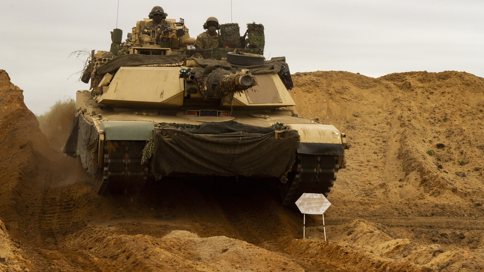 3rd Infantry Division practices Tank breaching for Allied Spirit