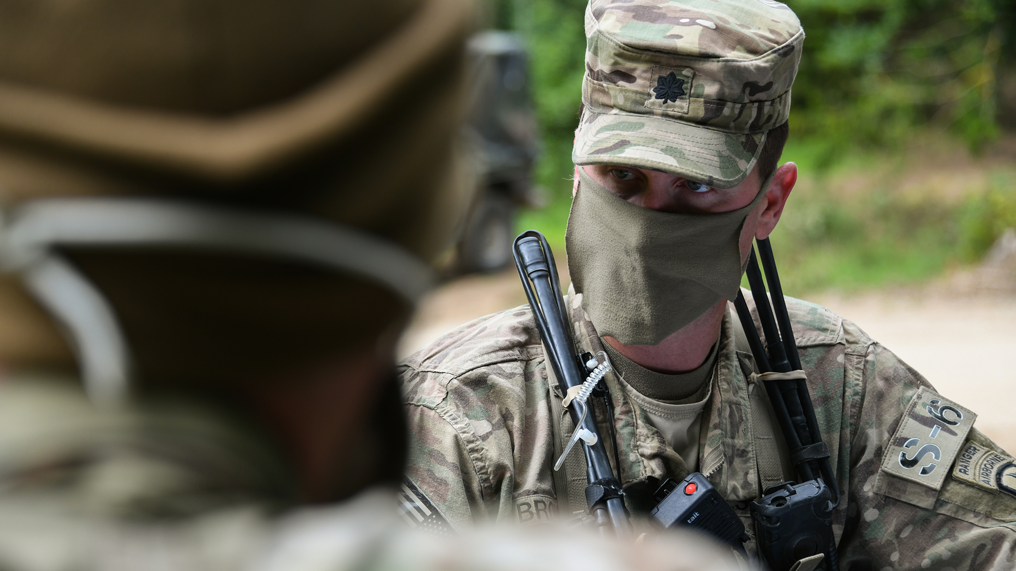 173rd Airborne Brigade troop mounted reconnaissance exercise in Hohenfels