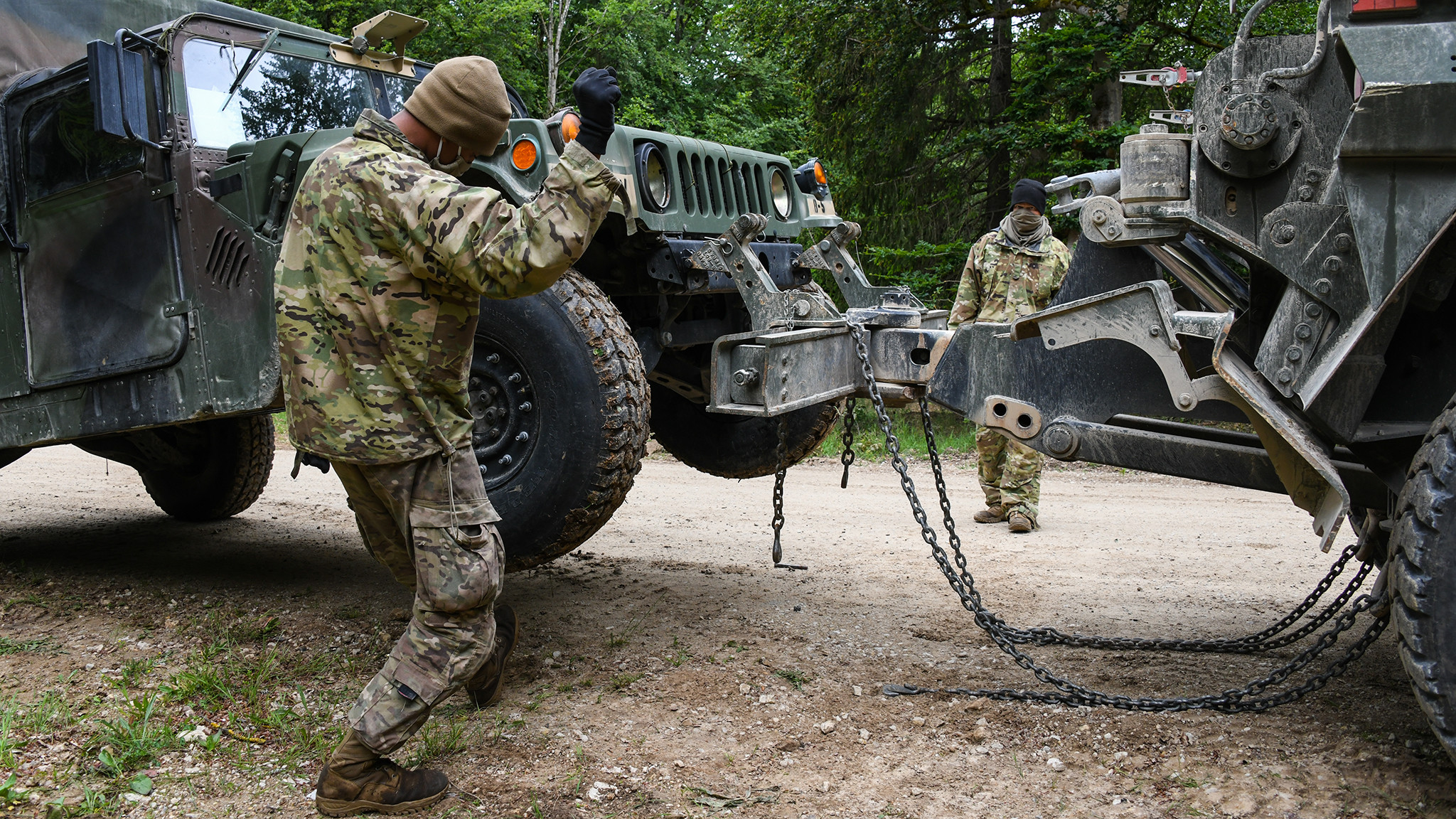 173rd Airborne Brigade troop mounted reconnaissance exercise in Hohenfels