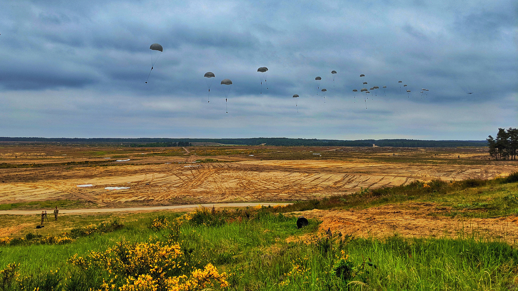 NATO Allied Polish, US airborne training