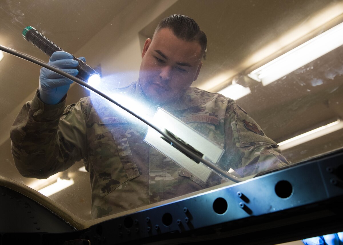 Egress specialists maintain escape systems > Air Education and Training ...