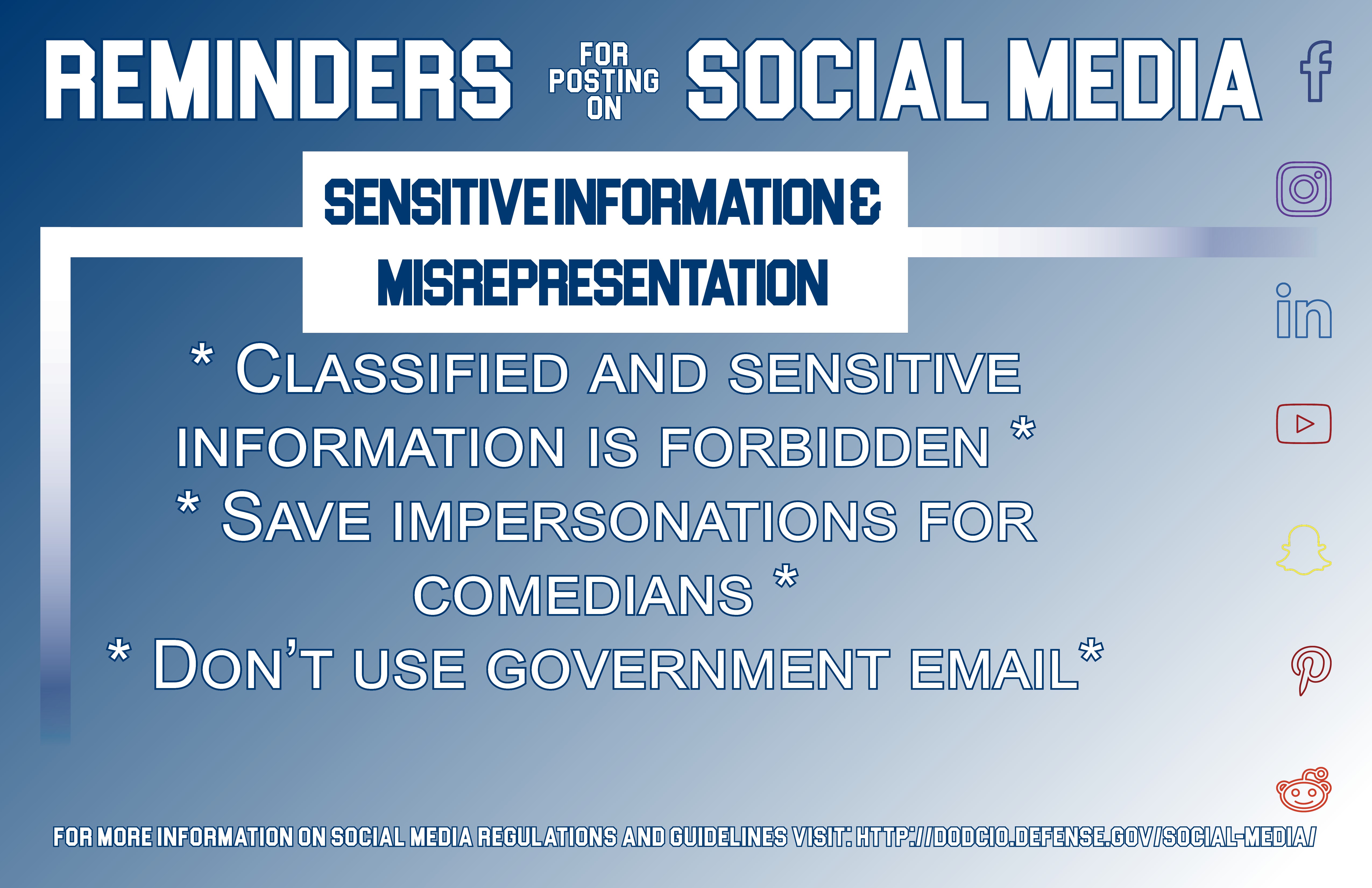 Know the rules of social media > F.E. Warren Air Force Base > News