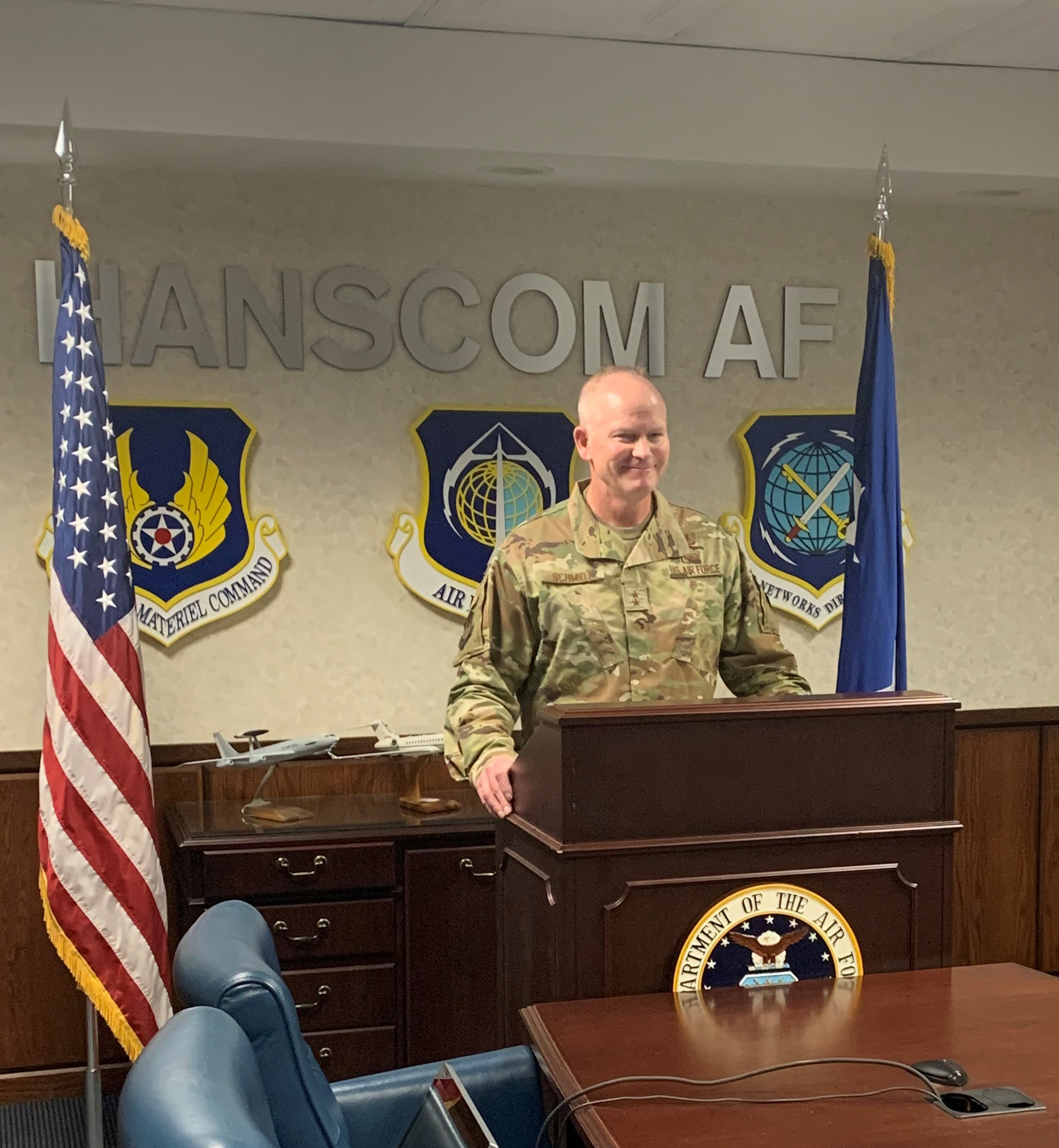 Schmidt cites C3I&N covid-era achievements, productivity > Hanscom Air ...