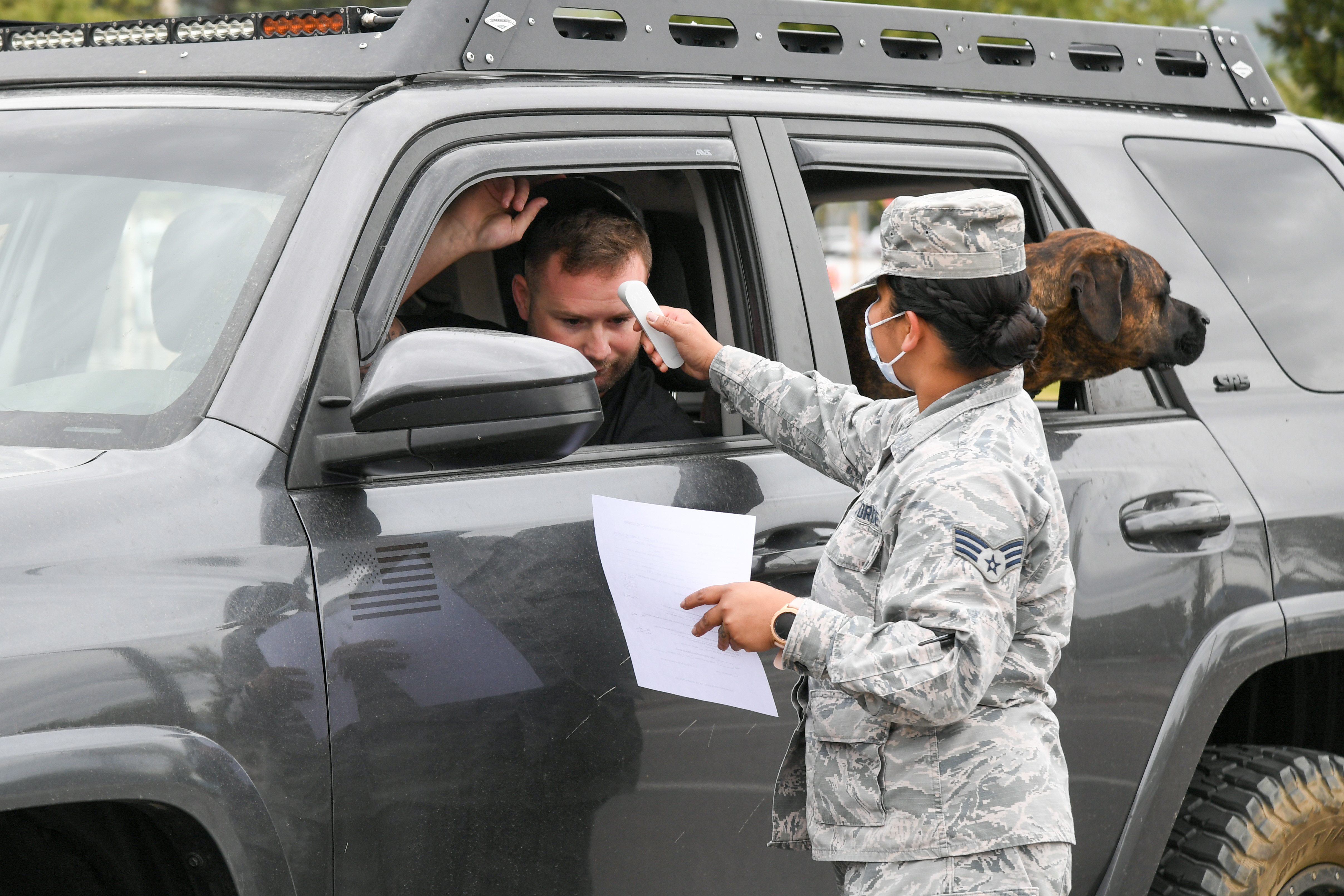 75th Medical Group runs drive-thru COVID-19 testing for deployers ...