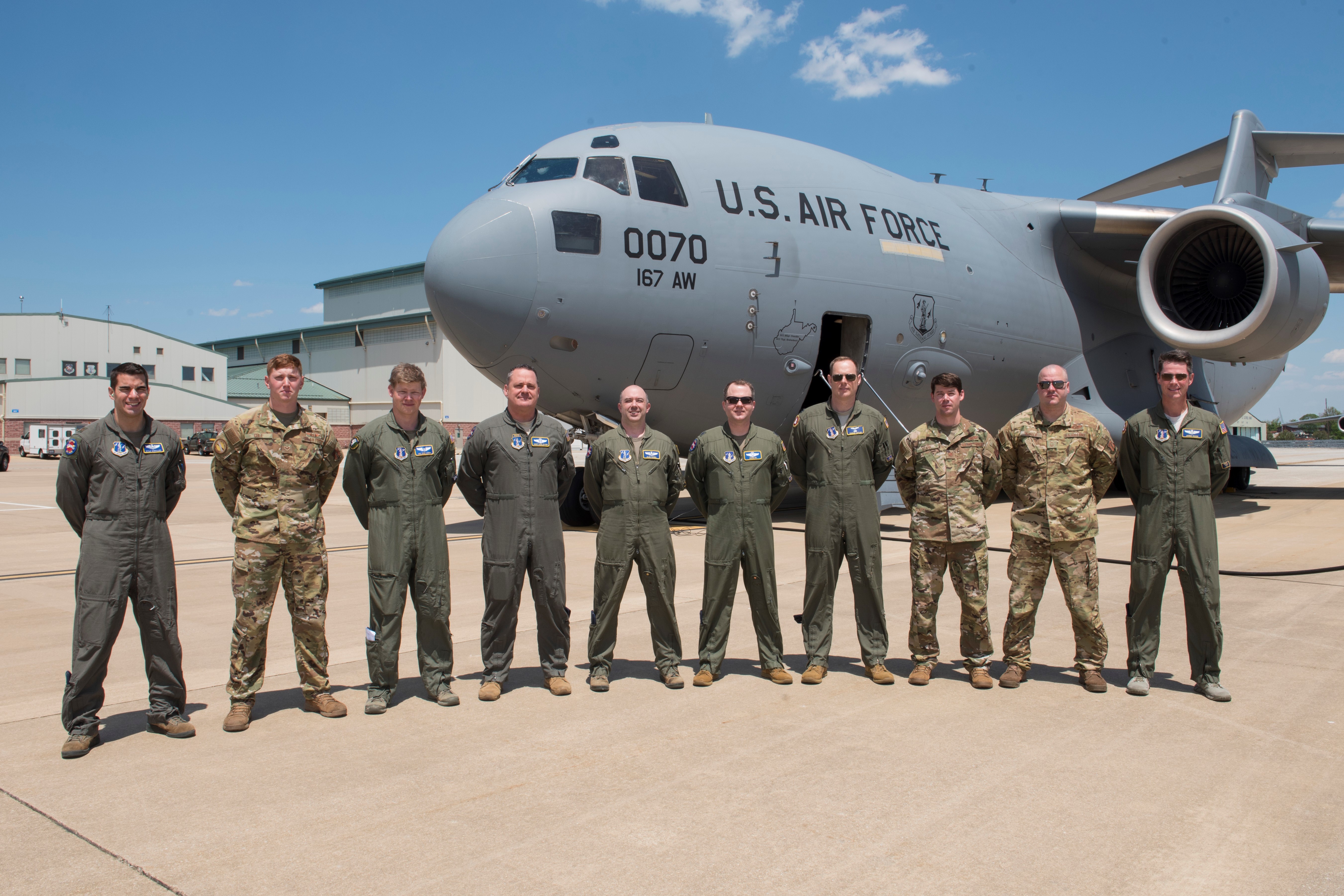 167th Airlift Wing honors local COVID-19 responders with flyover ...