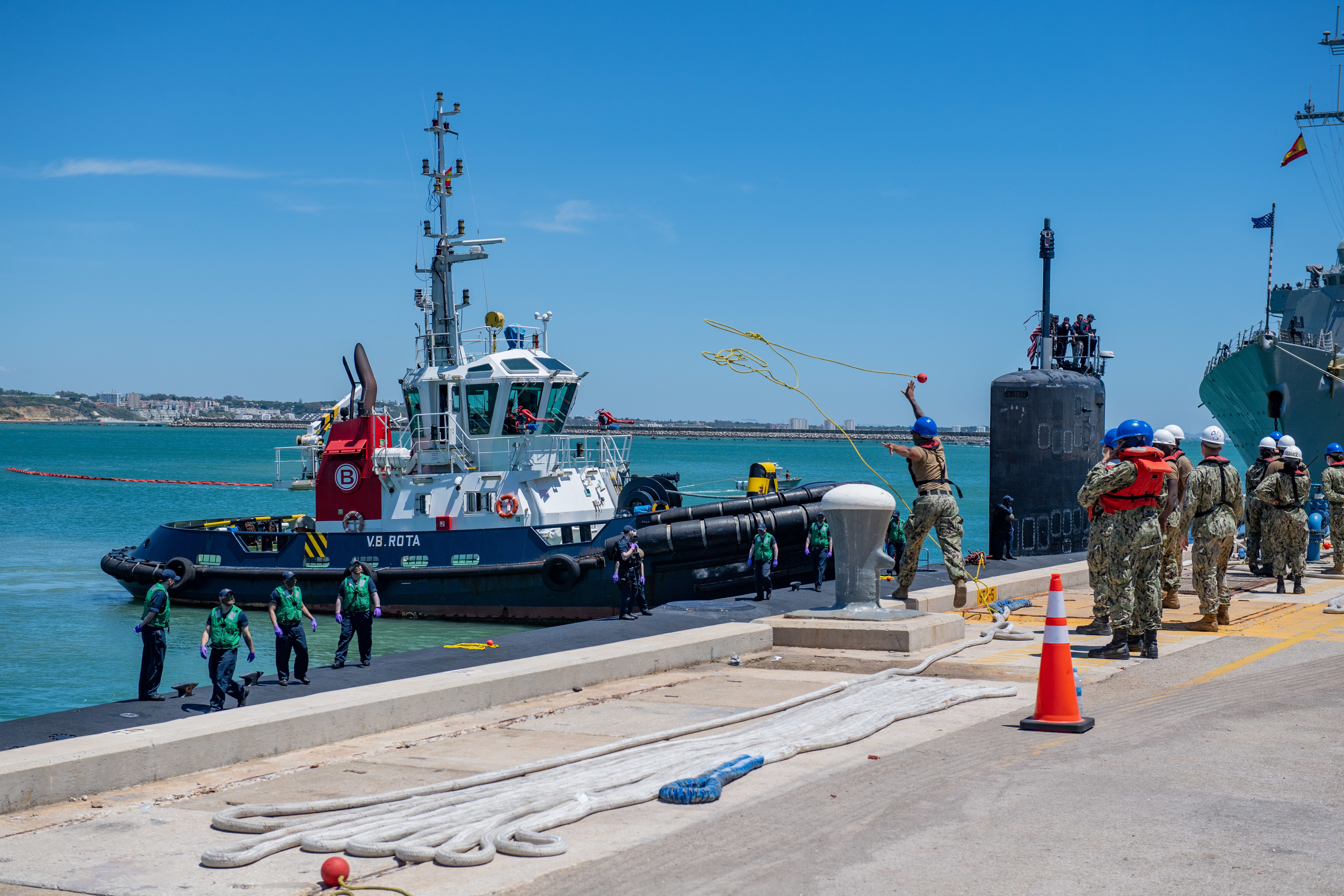 USS Indiana Conducts Safe Haven port visit in Rota, Spain > U.S. Naval ...