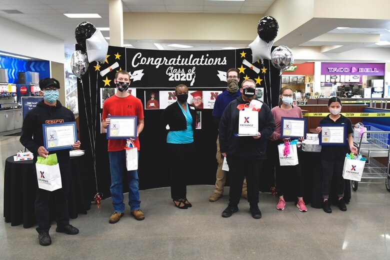 AAFES Main Exchange staff honors student employees with graduation ...