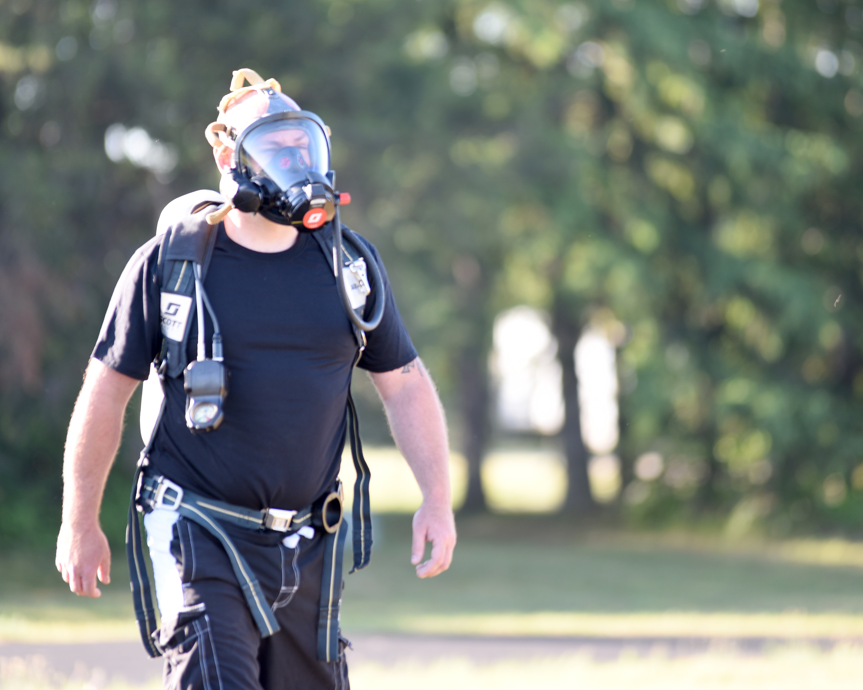Michigan CST practices breathing control using SCBAs > Air National ...