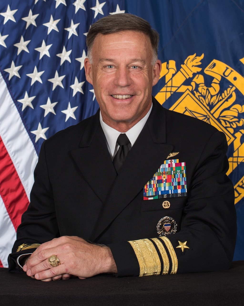 Vice Admiral Sean Buck > United States Navy > BioDisplay