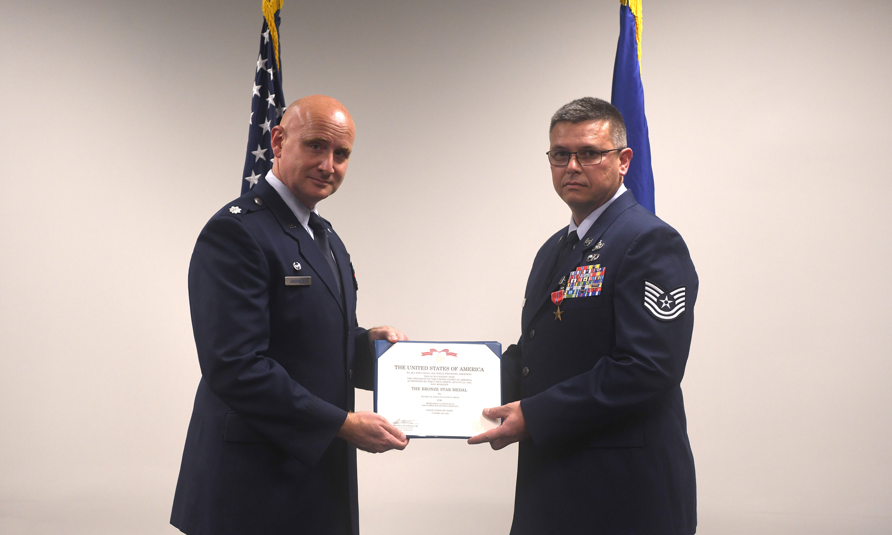 Airman earns Bronze Star through resilience and excellence > Joint Base ...