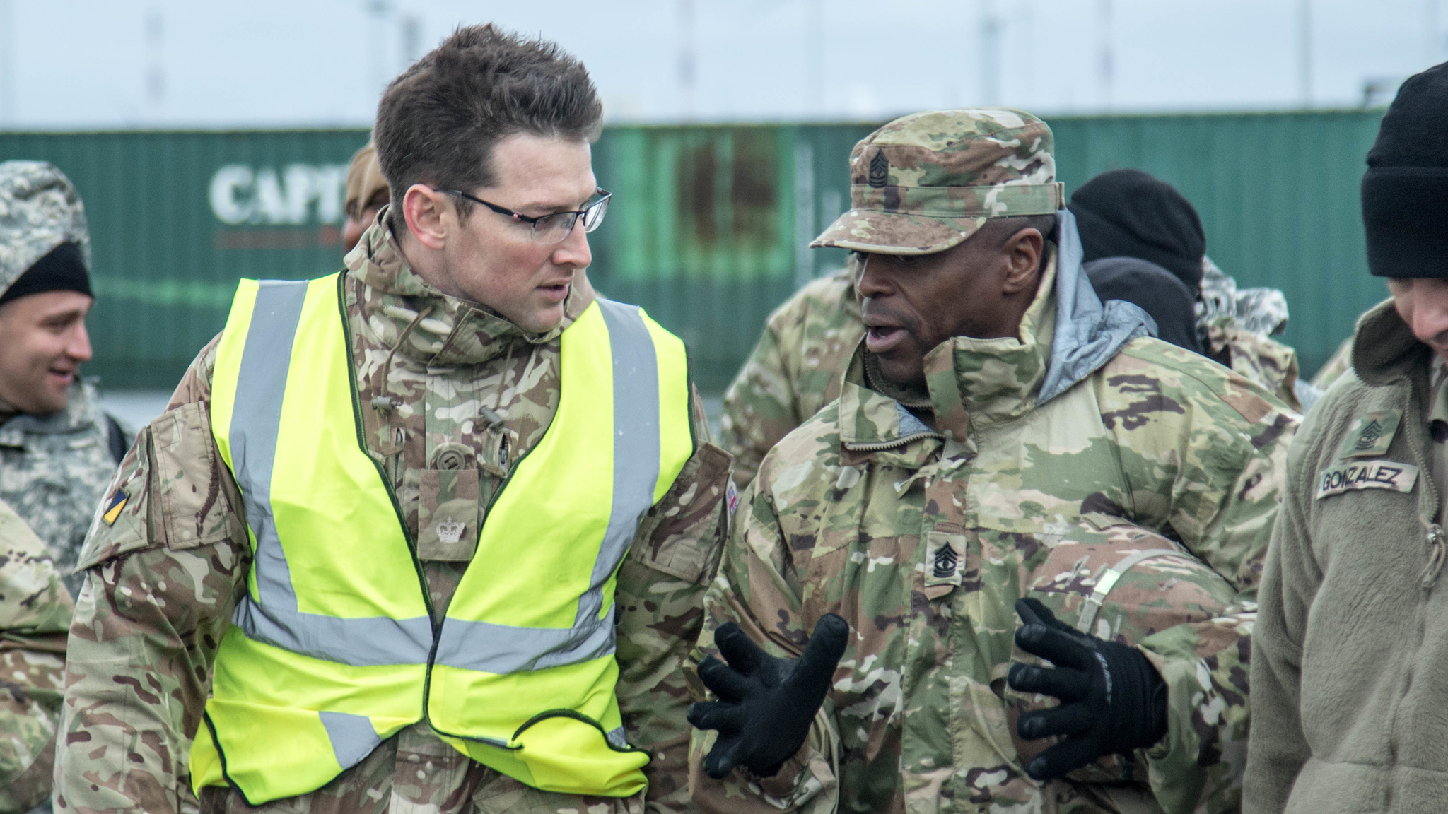 DEFENDER-Europe port operations in Antwerp, Belgium