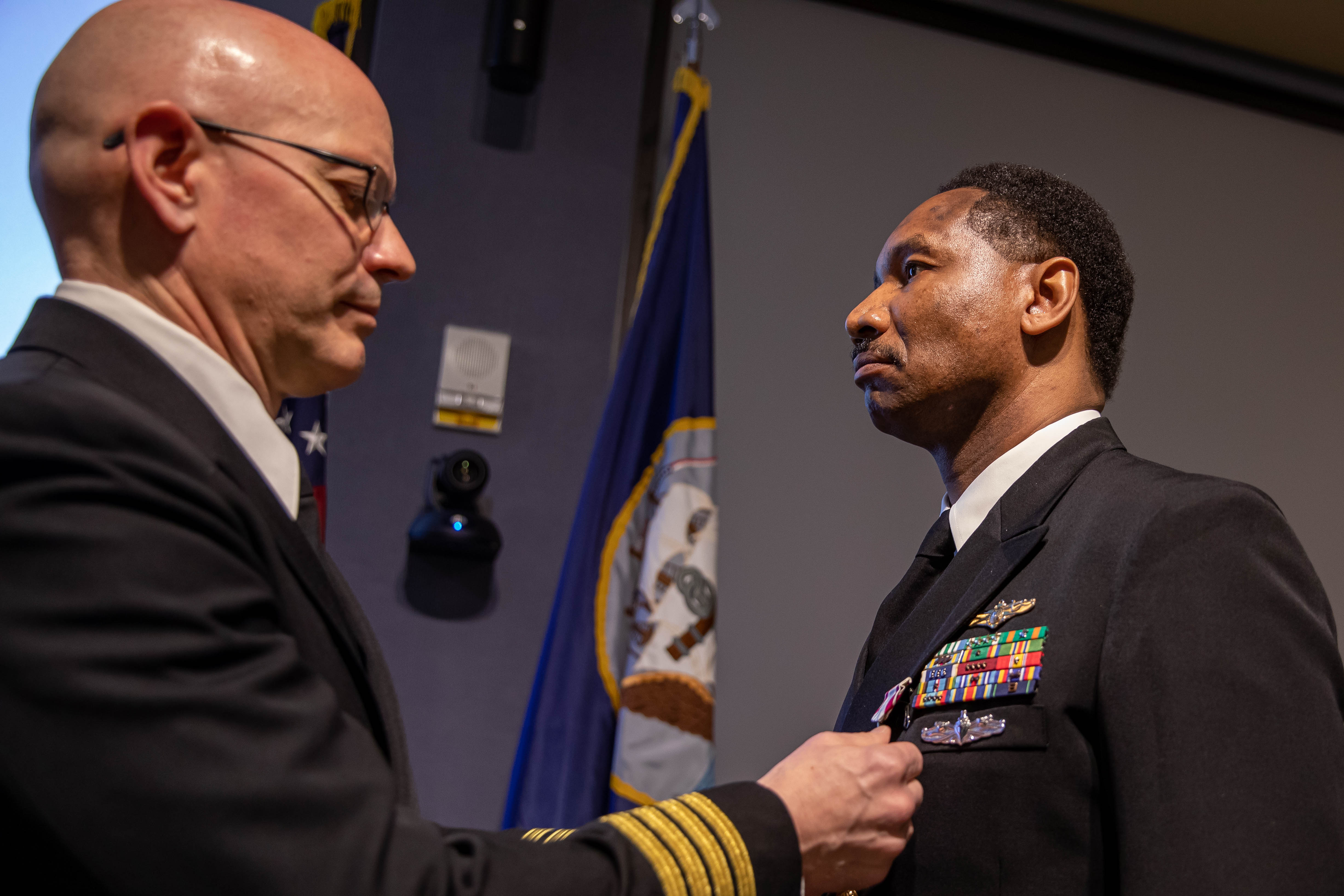 Navy LT Retires at JTF-CS HQ