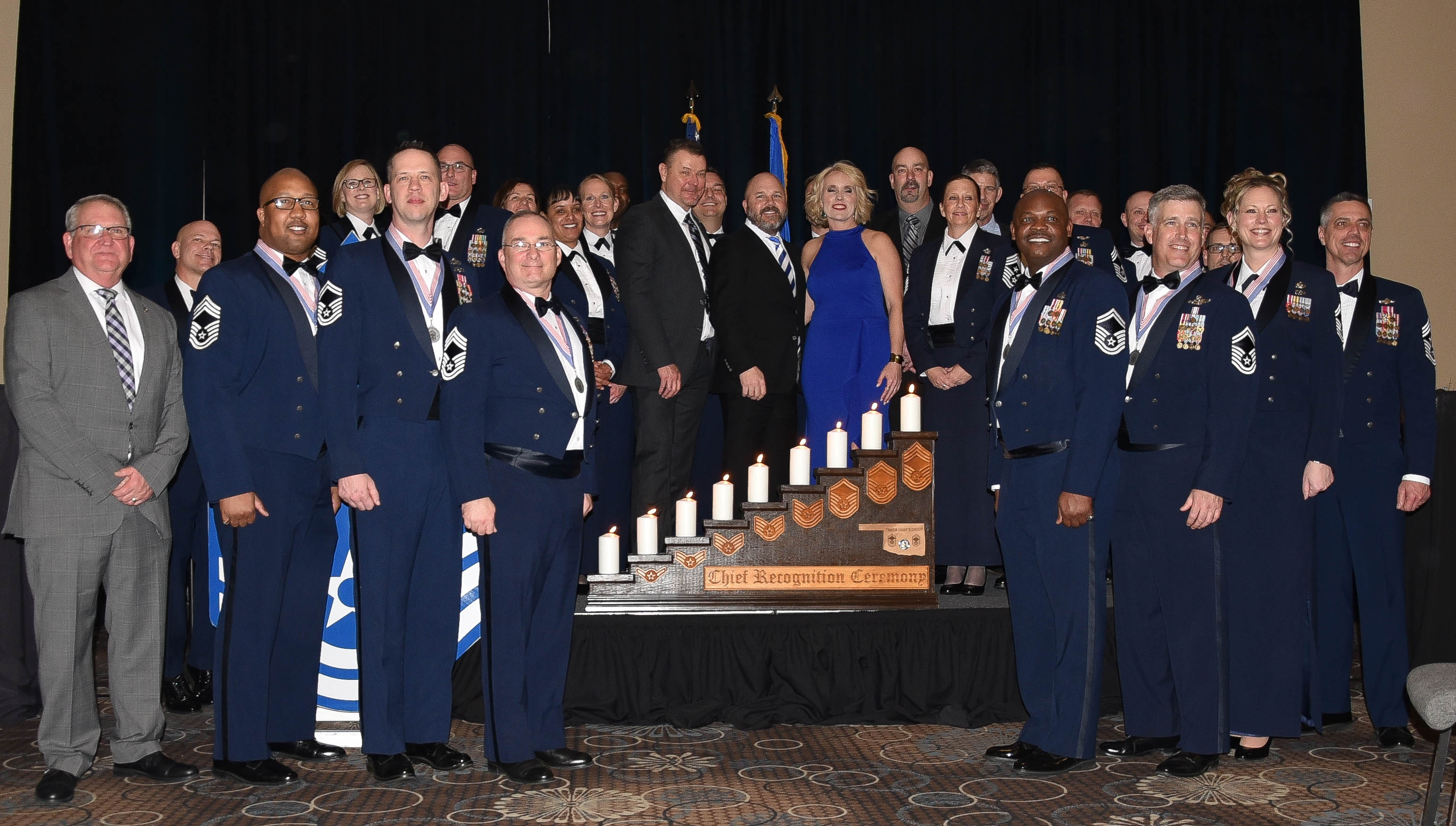 Tinker Celebrates New Chief Master Sergeants > 552nd Air Control Wing ...