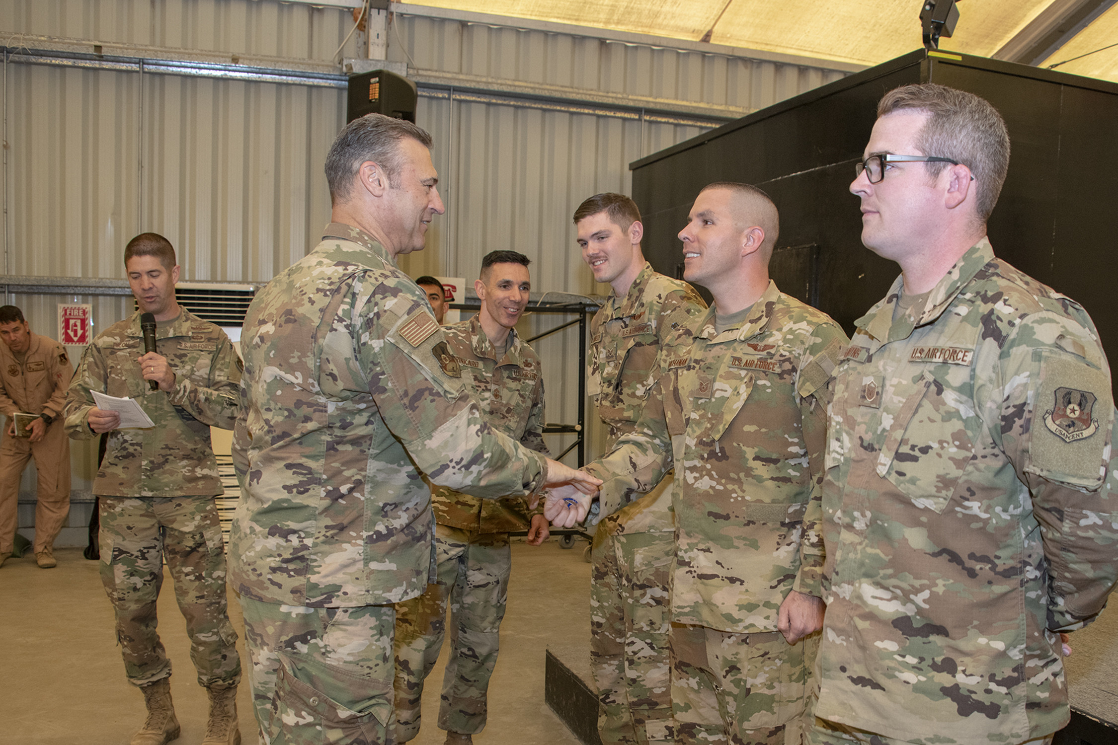AFCENT command team visits AL Dhafra > U.S. Air Forces Central > 380AEW ...
