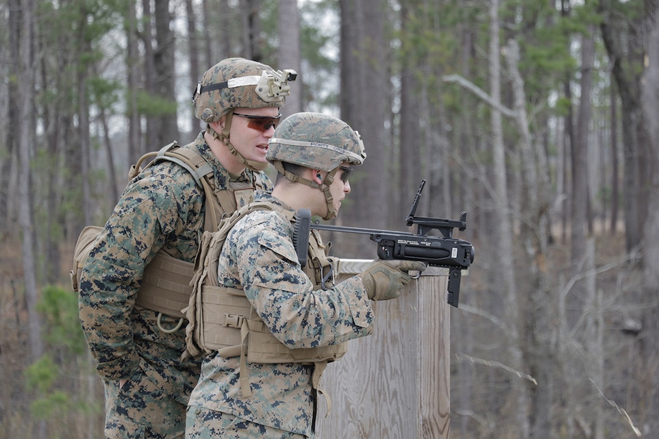 Marines test grenade launcher during fielding event > Marine Corps ...